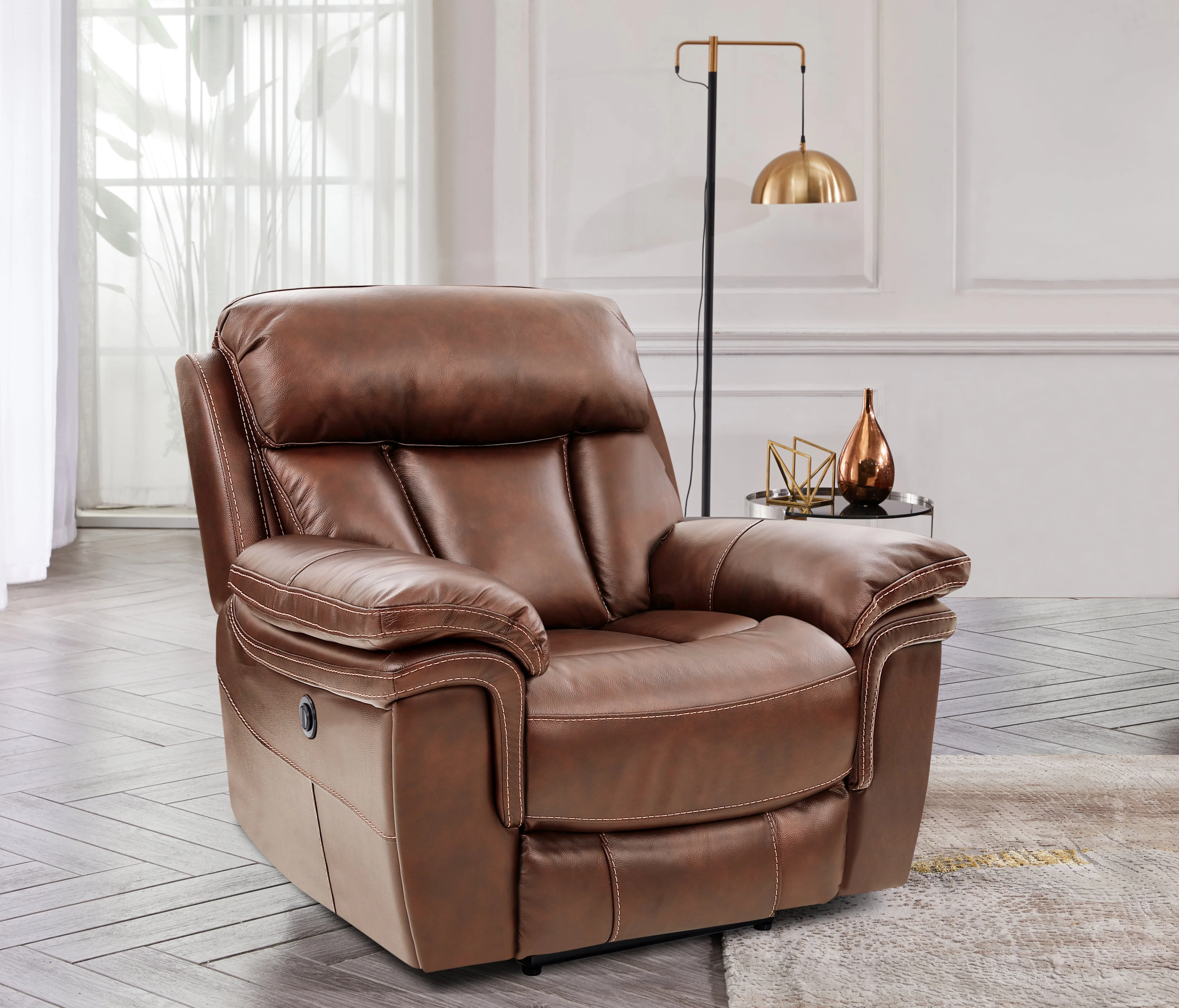 Cheers 9597 9597-R-41D_WSAM1 Glider Recliner with Pillow Arms | Sam's ...