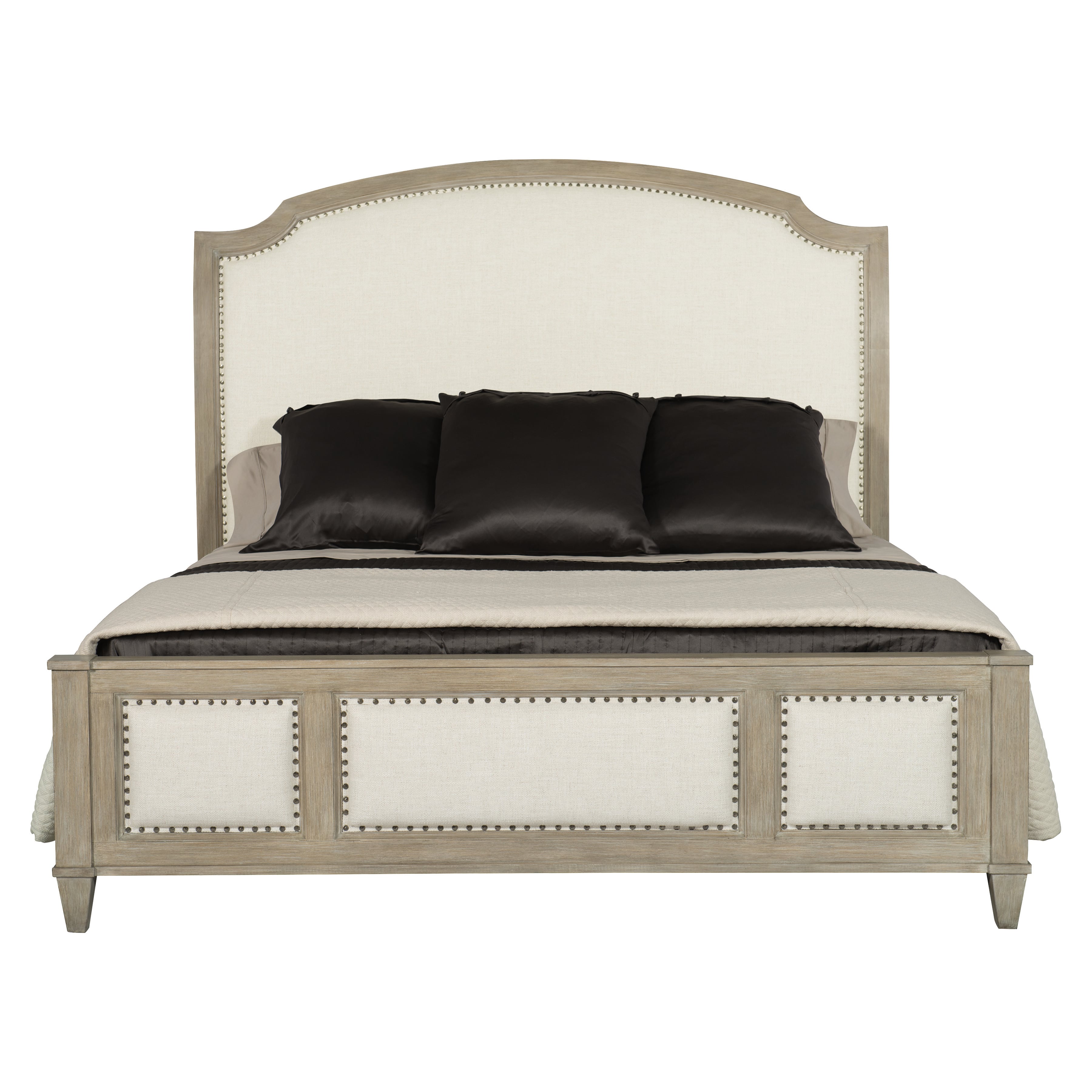 Bernhardt Santa Barbara K1117 Transitional Queen Upholstered Sleigh Bed ...