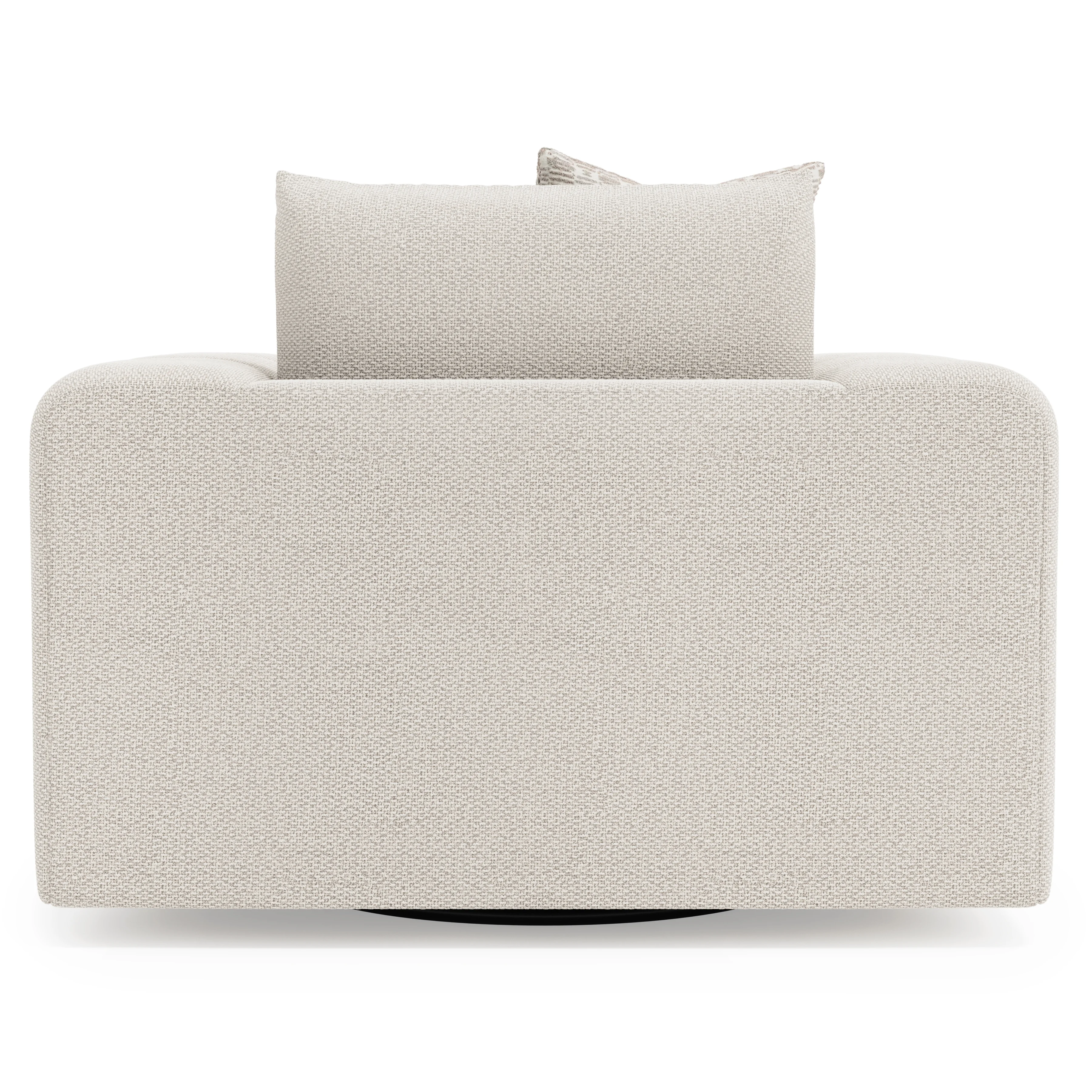 Bernhardt Bernhardt Living 107108993 Vista Fabric Swivel Chair | Baer's ...