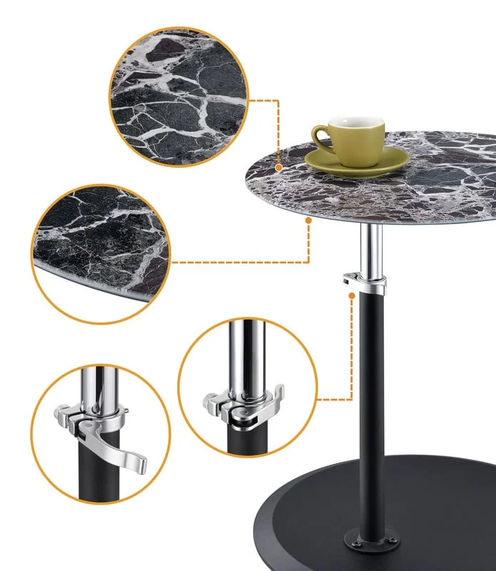 Orbit 51143 ORBITZ BLACK ADJUSTABLE CHAIERSIDE | TABLE | 7 Day ...