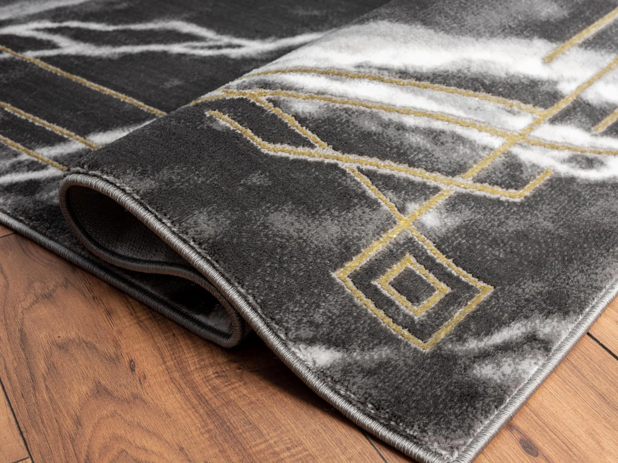 Brooklyn Collection 2891 BROOKLYN 8X11 BLACK MARBLE AREA | RUG | 7 Day ...