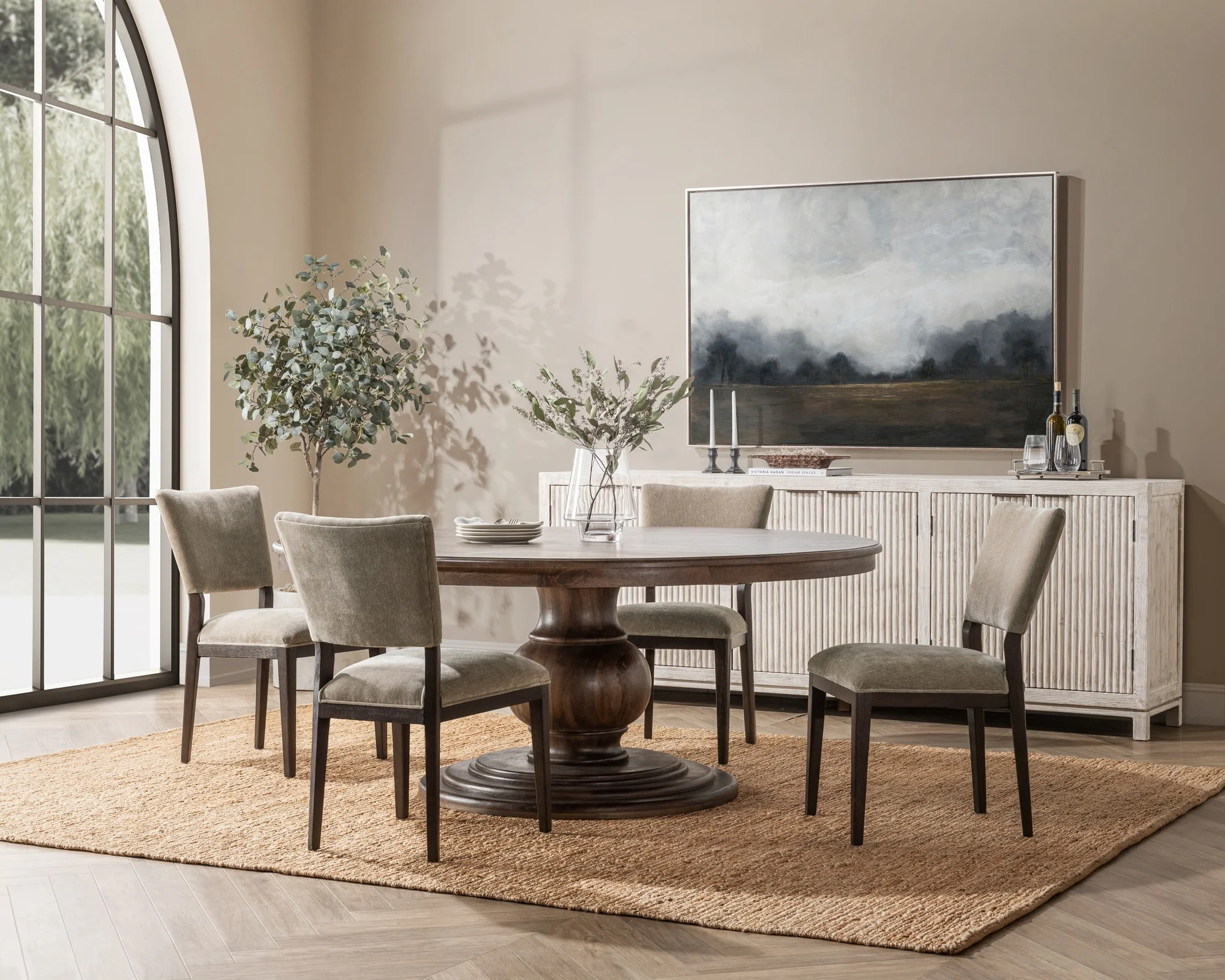 Classic Home Brookside CLAS-GRP-51011994 72" Brookside Round Dining ...