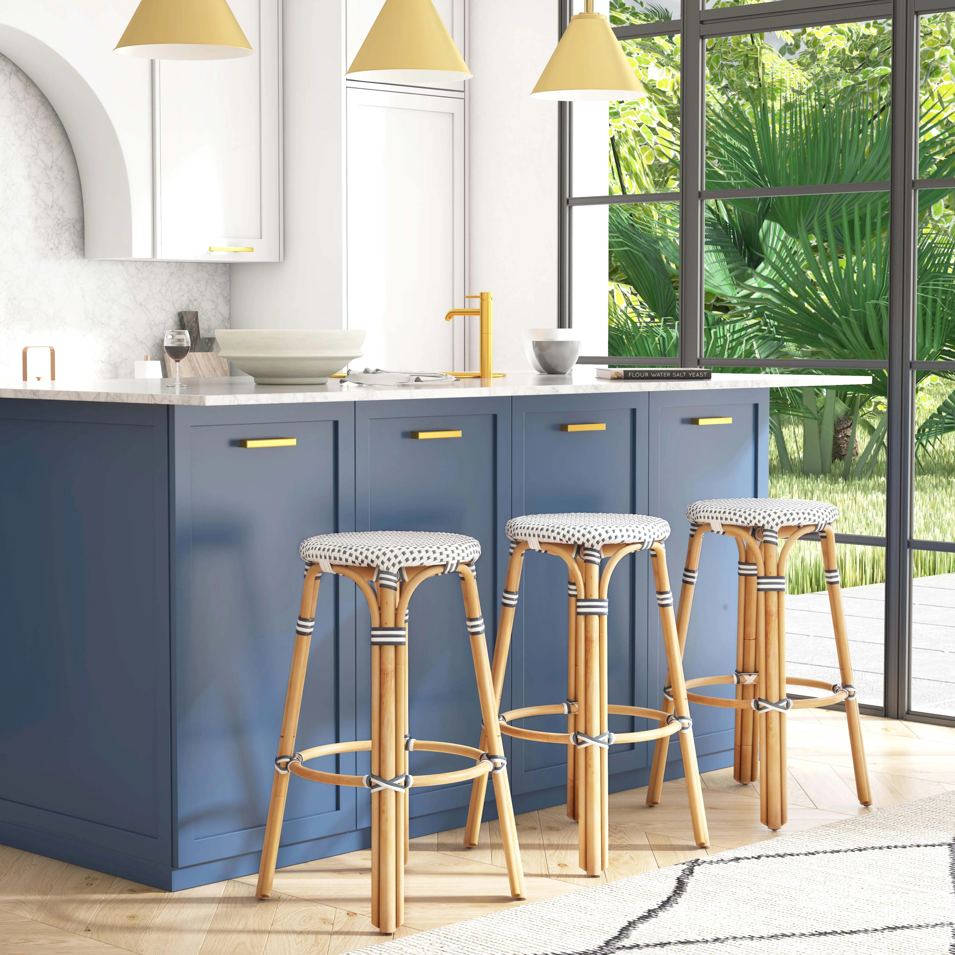 Butler Specialty Company Tobias 9370222 Tobias Upholstered Barstool ...