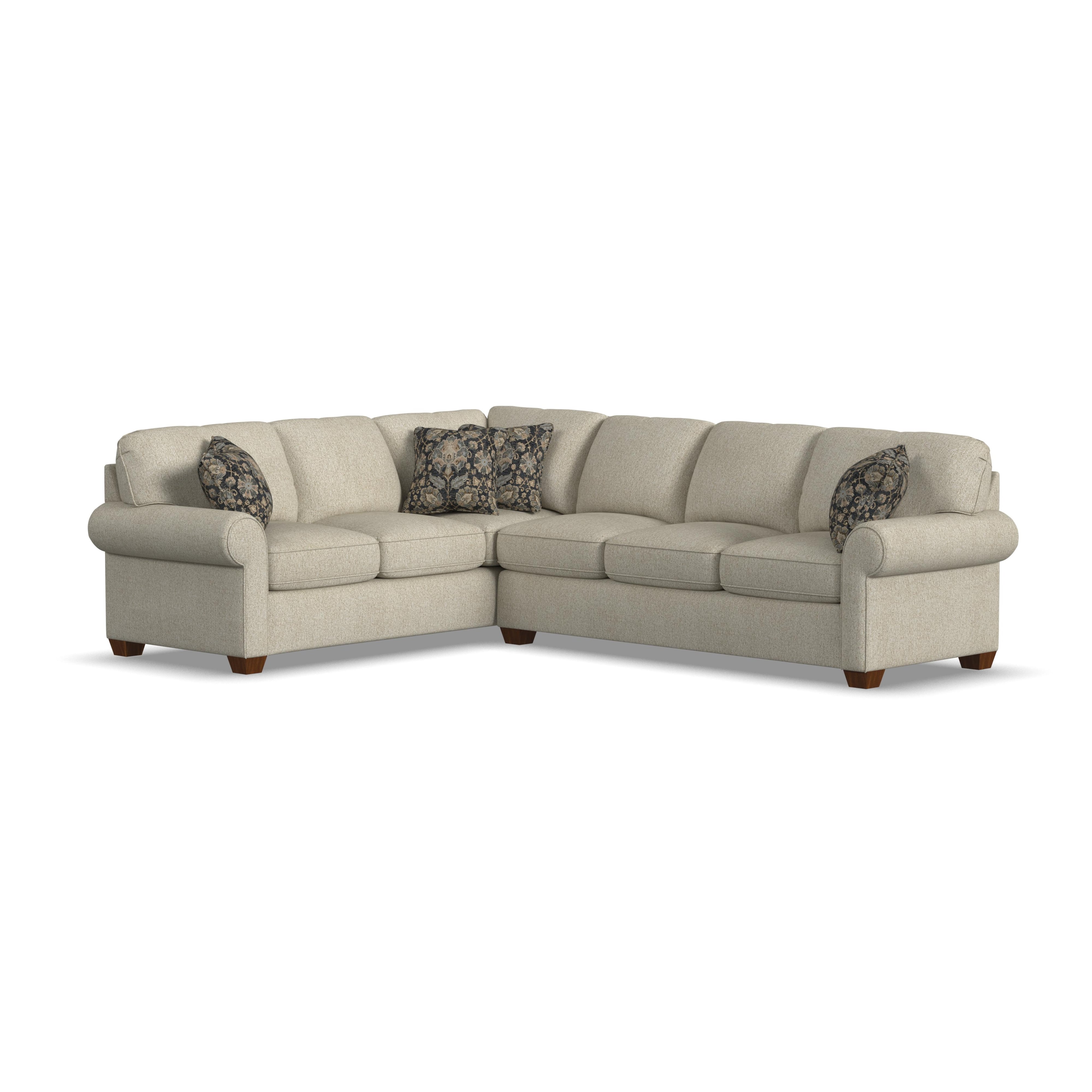 Flexsteel Thornton 5535 5535 33 38 2 Piece Sectional Sofa Godby Home Furnishings Sectional Sofa Groups