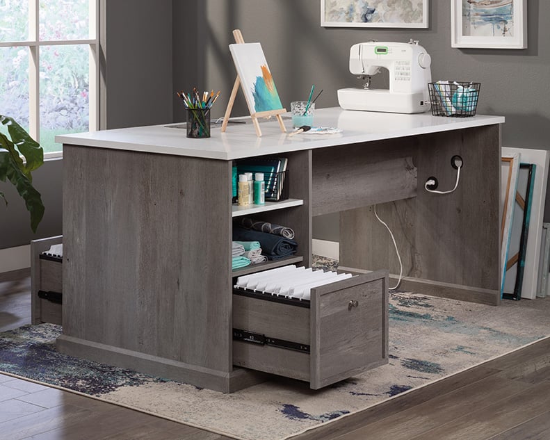 Sauder craft pro series work table store