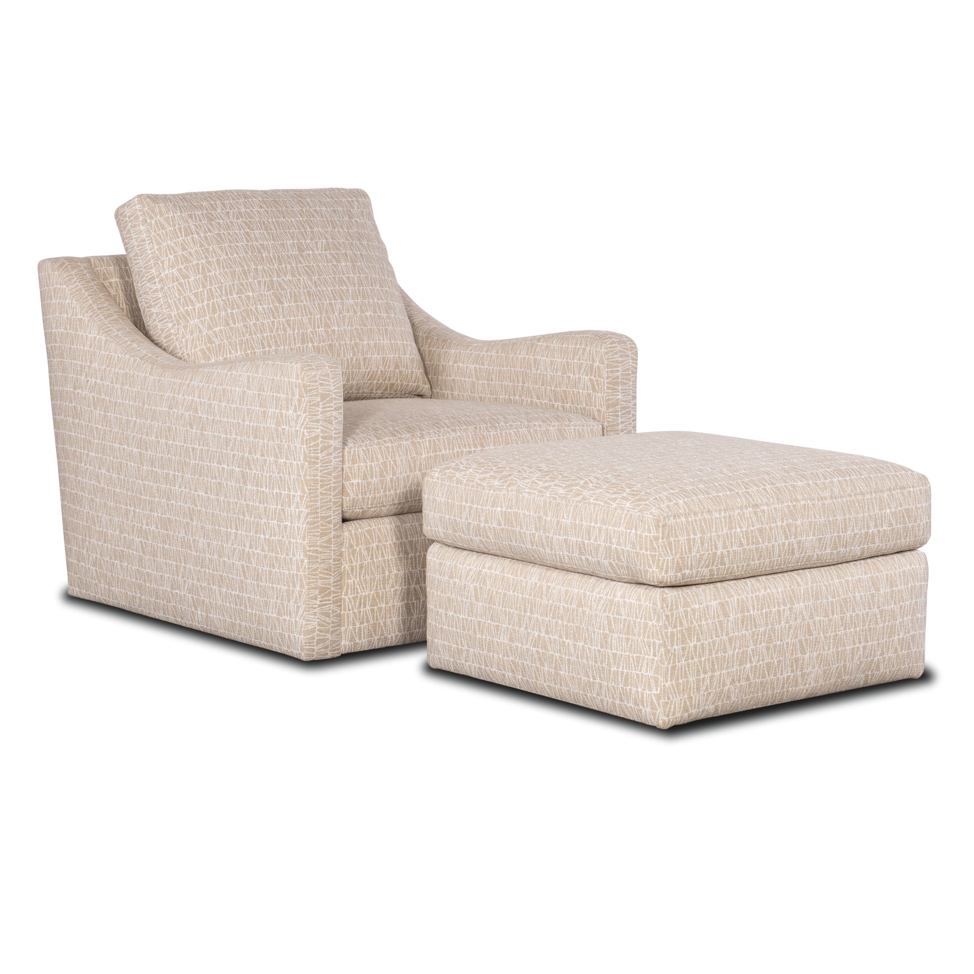 HF Custom Bespoke LL20-005-BES 100302-12 Transitional Accent Chair with ...