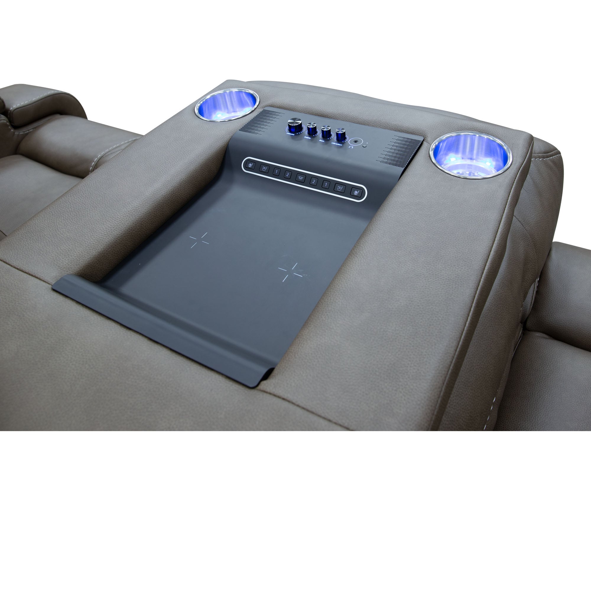 Moto Motion Kempton 535-1E Layflat Recliner Home Theater Sofa with 3 ...