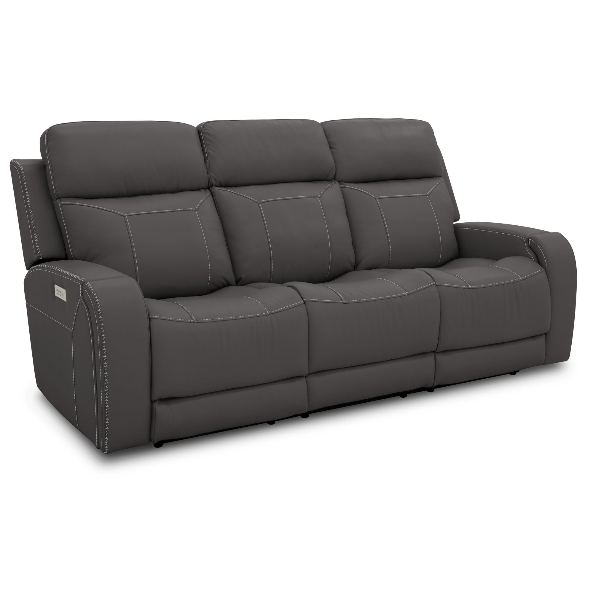 Moto Motion Stevenson 828-1E Power Reclining Sofa with Layflat Recliner ...