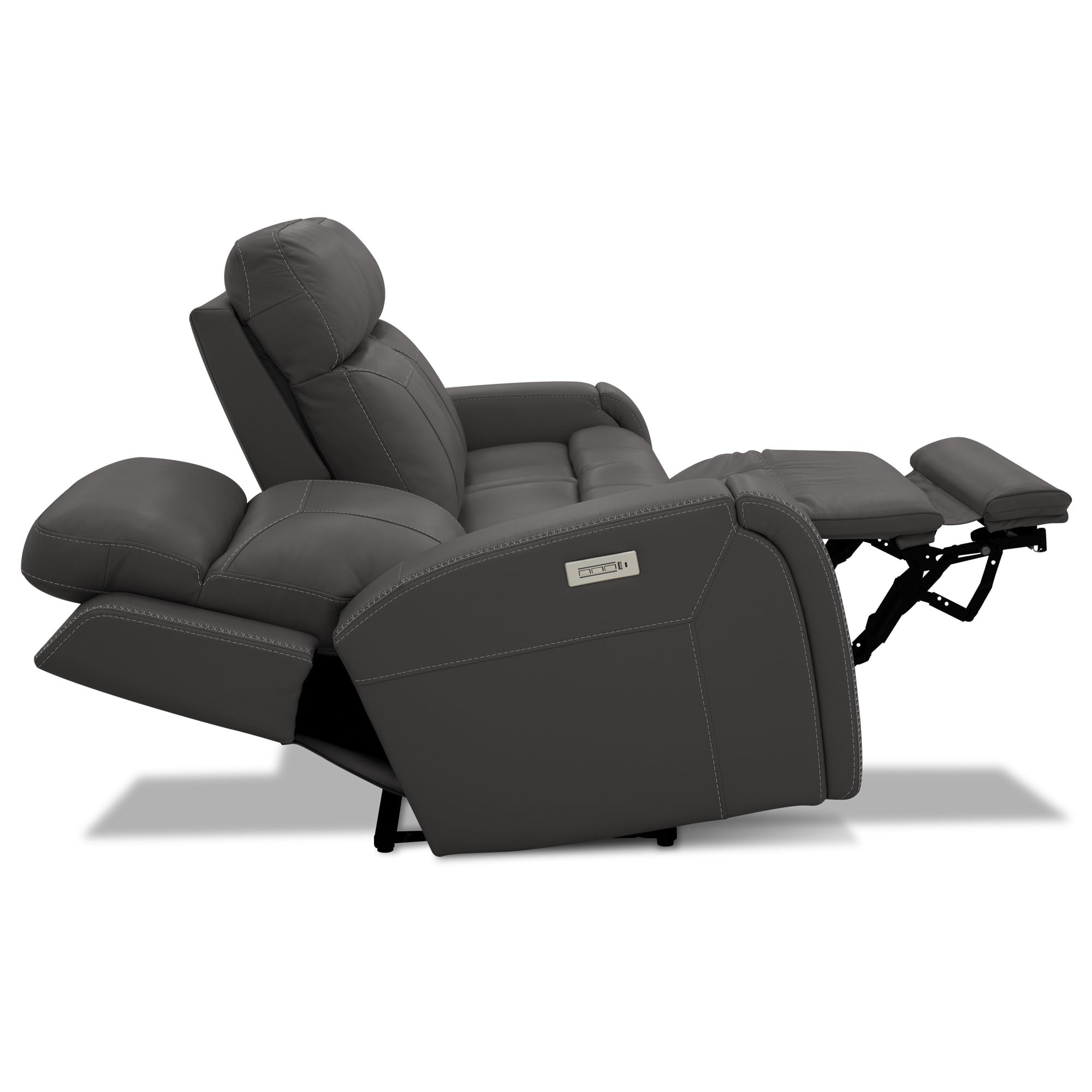 Moto Motion Stevenson 828-1E Power Reclining Sofa with Layflat Recliner ...