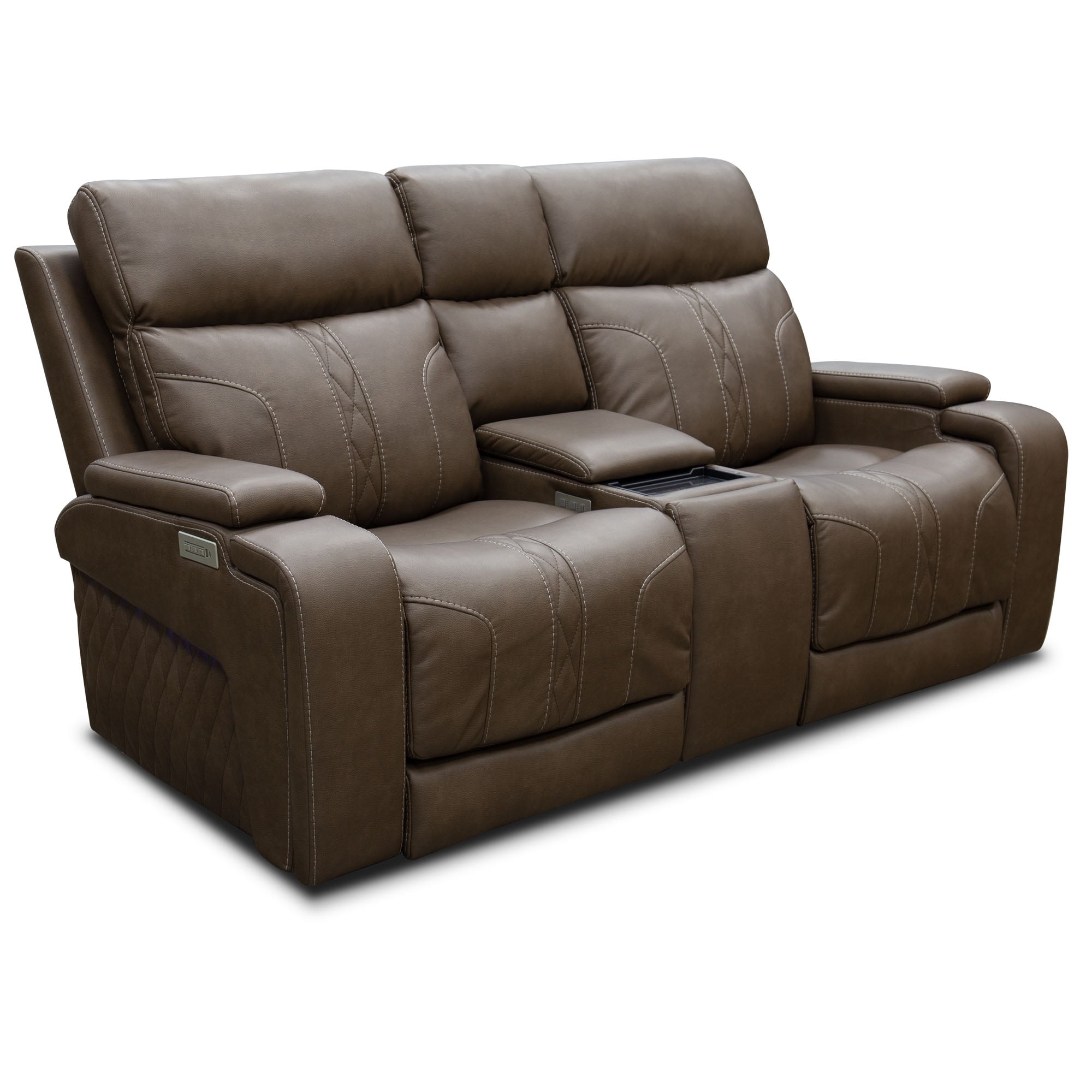 Moto Motion Kempton 535-2R Layflat Recliner Home Theater Loveseat with ...