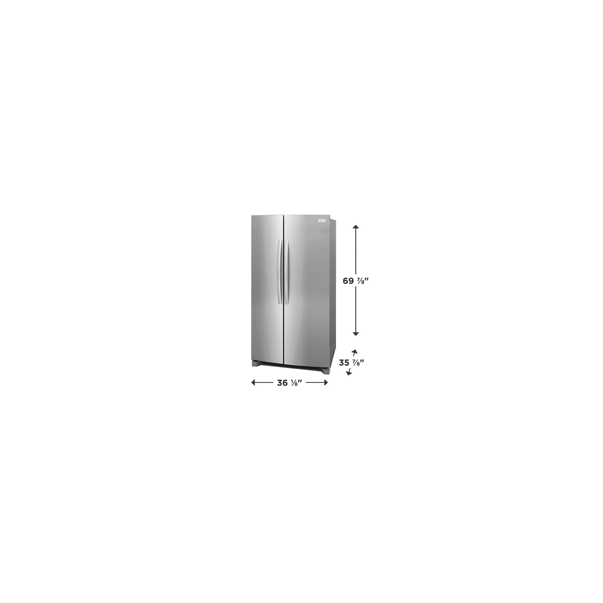 Frigidaire 704067148 26.0 Cu. Ft. 36" Side by Side Refrigerator ...