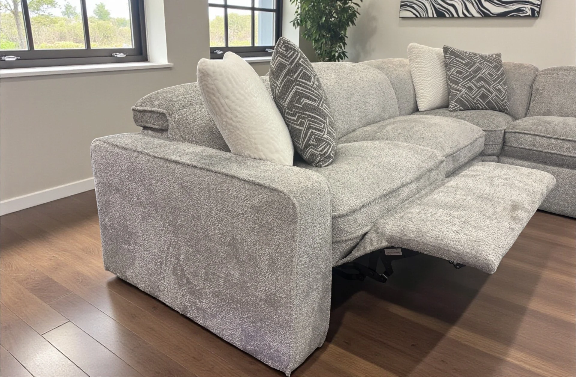 PRINCETON 64009 PRINCETON GREY 6 PIECE DOUBLE POWER | RECLINING ...