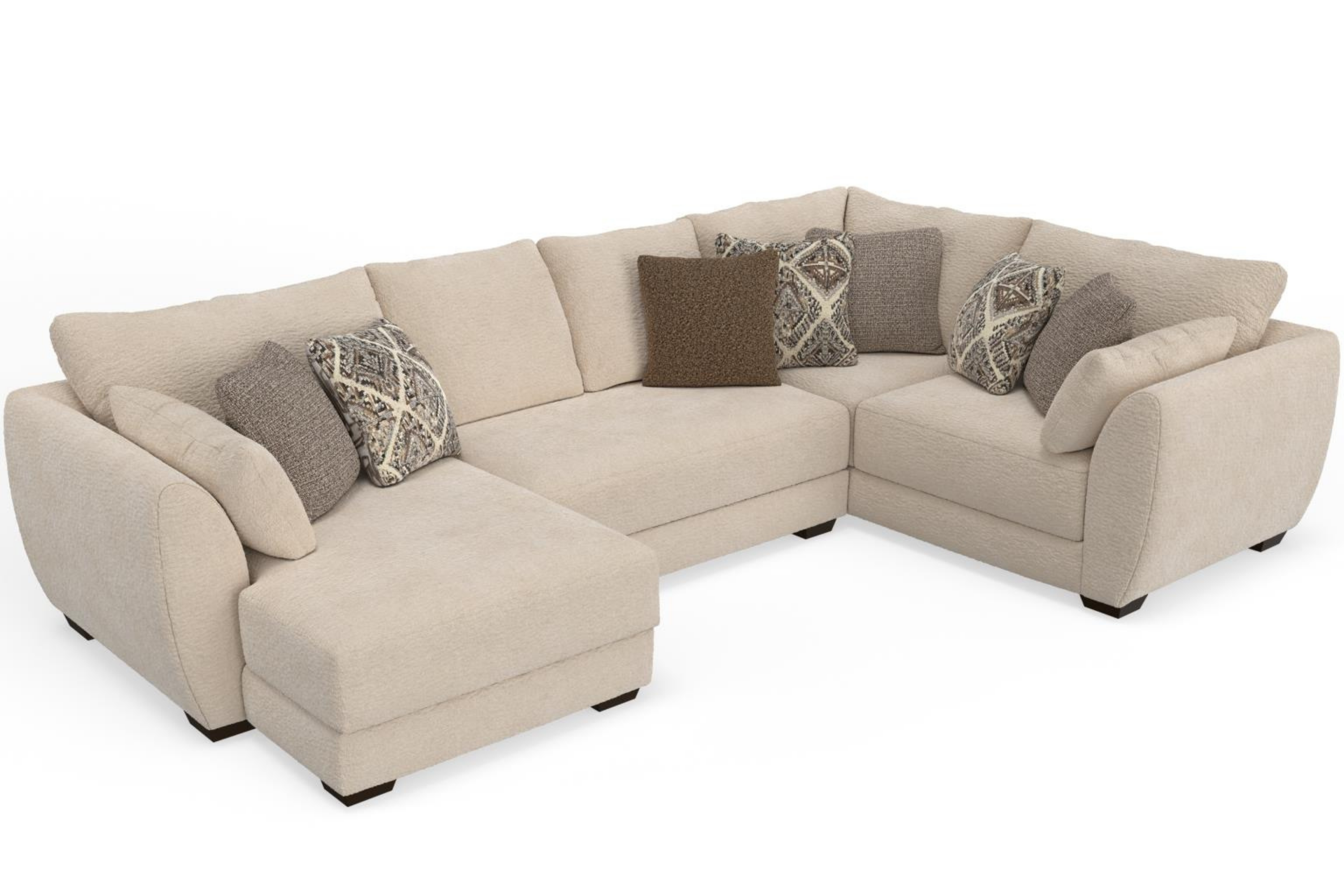 Fresh Kush Living 32593 SOPHIA CREAM LAF CHAISE SECTIONAL | | 7 Day ...