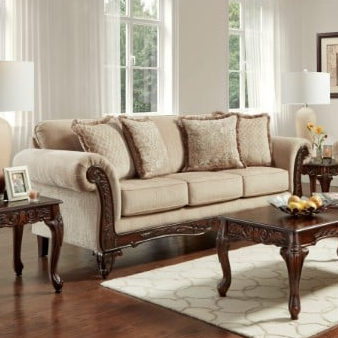 Anna 10606 ANNA WHEAT SOFA | | 7 Day Furniture | Uph - Stationary Sofas