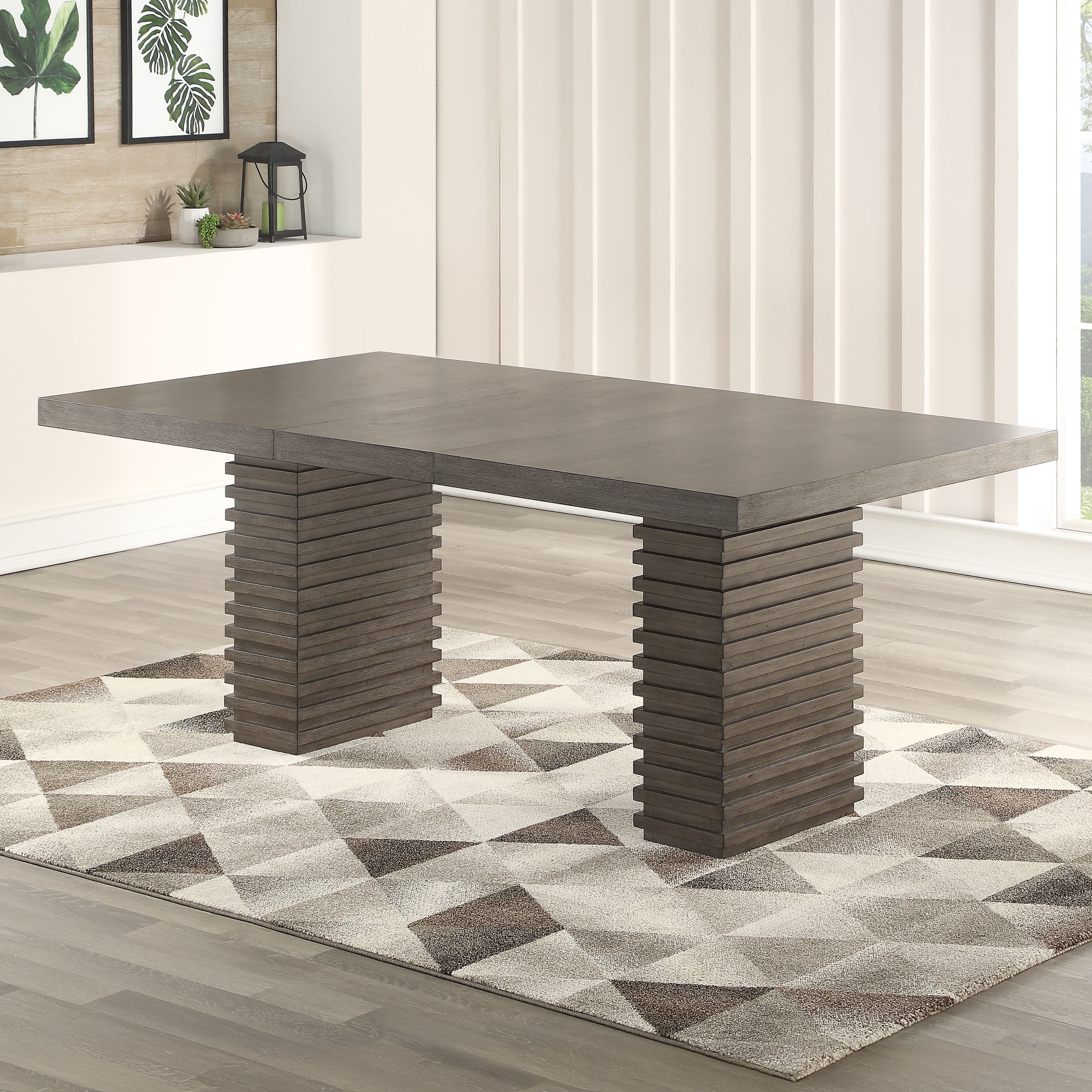 Steve Silver Mila MI500TTB Mila Dining Table | Dunk & Bright Furniture ...