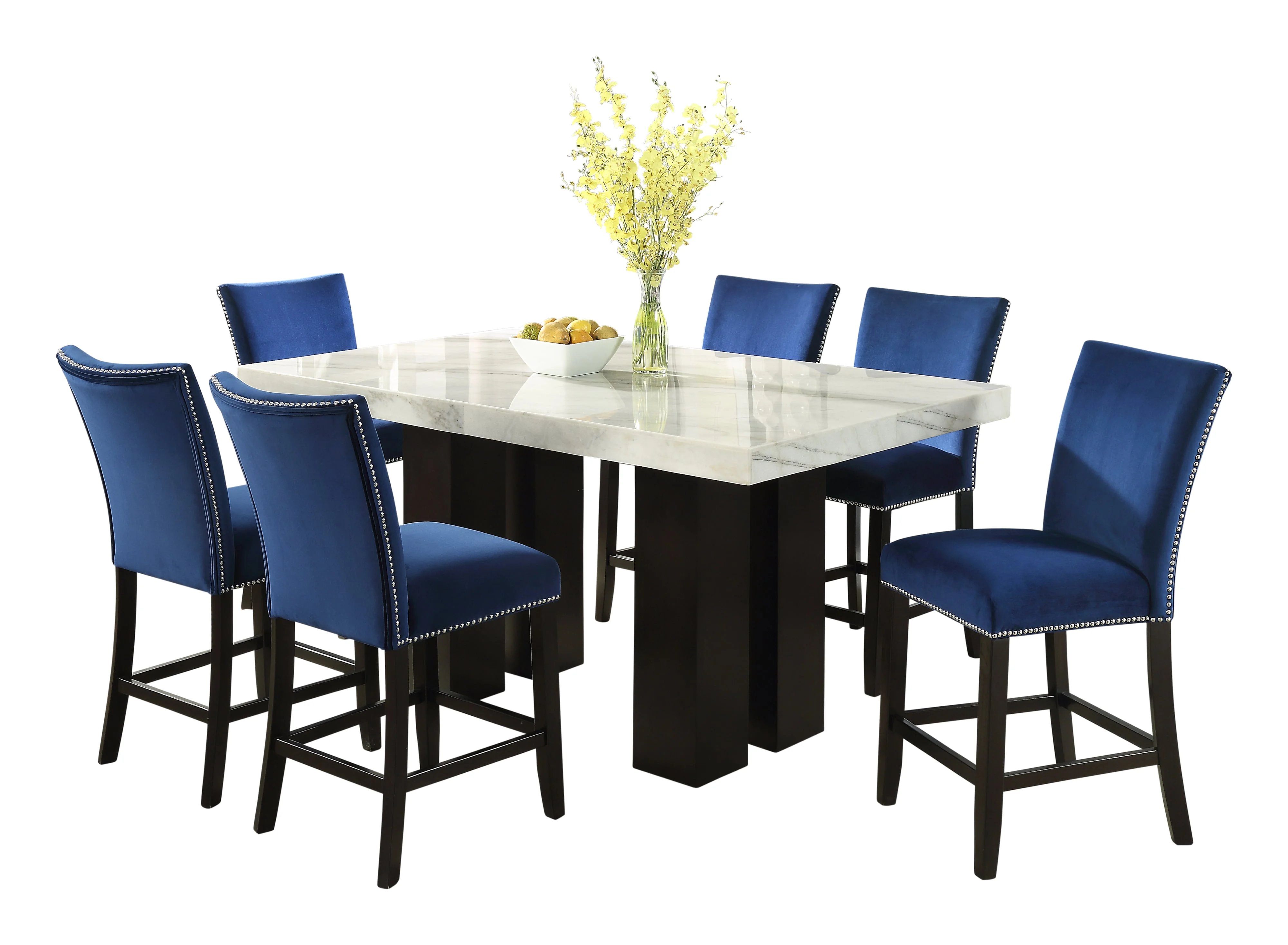 Steve Silver Camila Cm420t540bccb7pc 7 Piece Contemporary Glam Counter