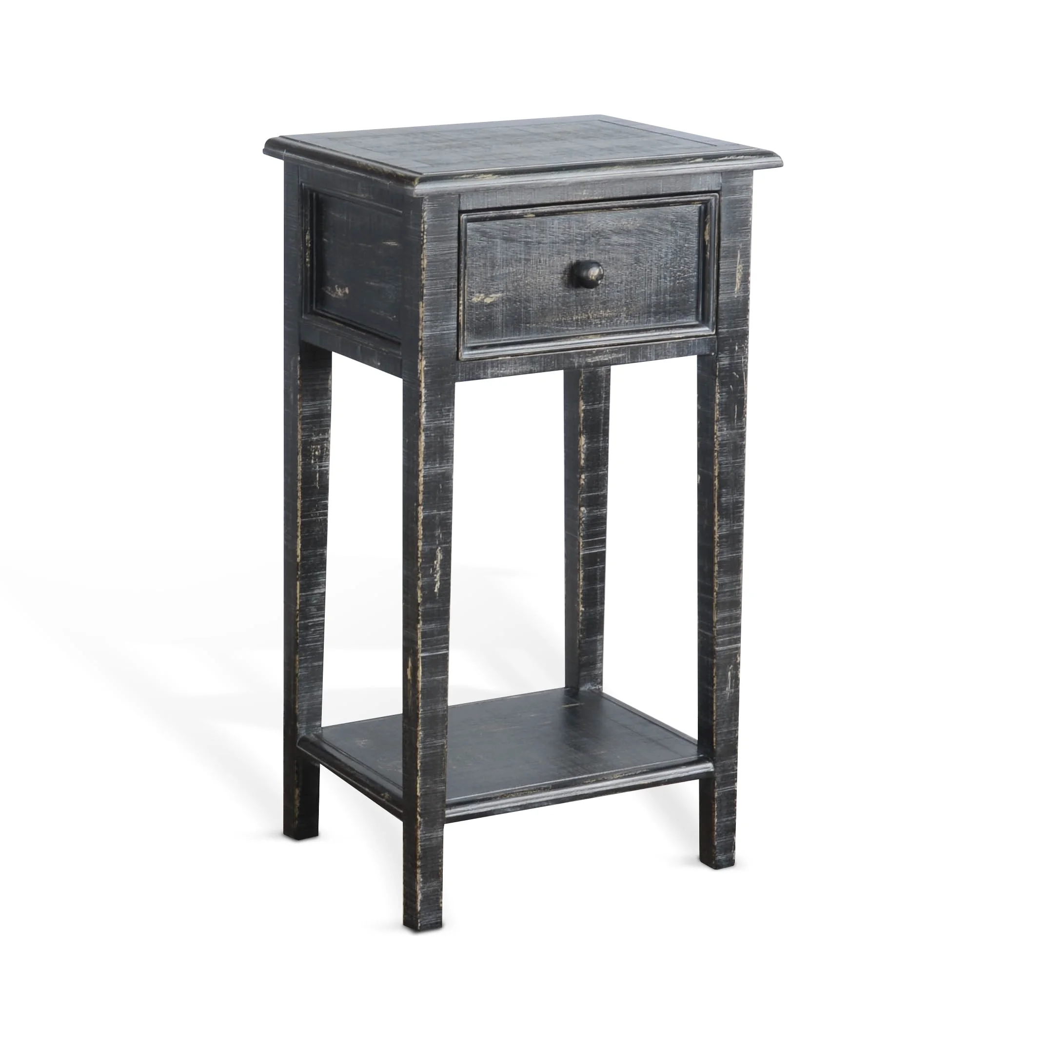 Sunny Designs Marina 2090bs Farmhouse Side Table With Drawer Wayside