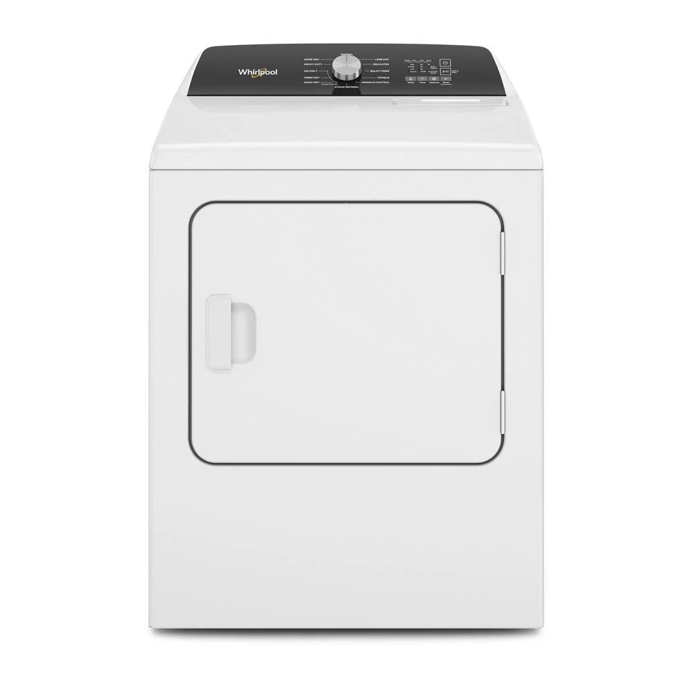 Whirlpool WED5050LW Whirlpool 7.0 Cu. Ft. Top Load Electric Moisture ...