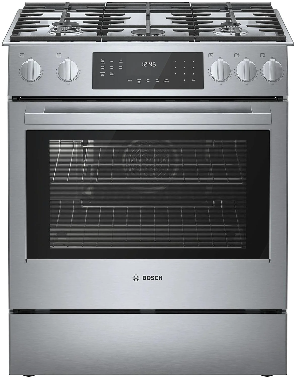 Bosch HGI8056UC 800 Series Gas Slide-In Range 30" Stainless Steel ...