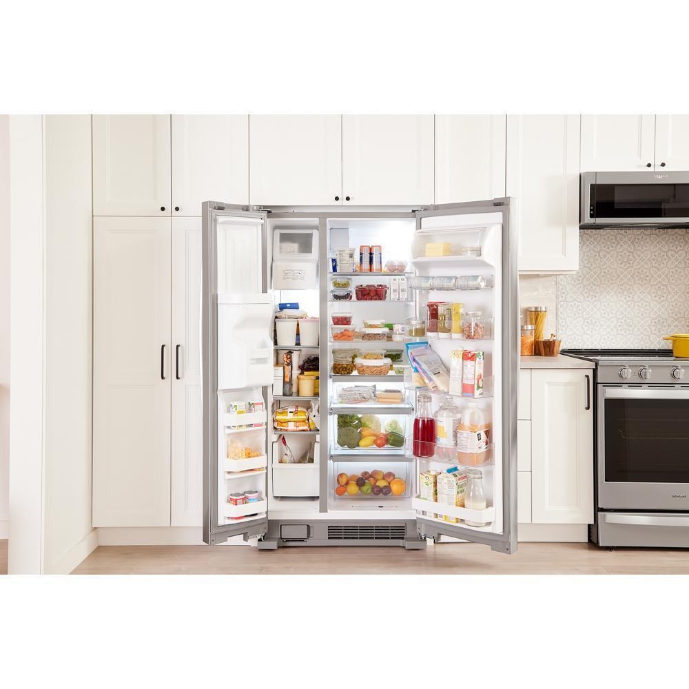 Whirlpool WRS321SDHZ Whirlpool 33-Inch Wide Side-By-Side Refrigerator ...