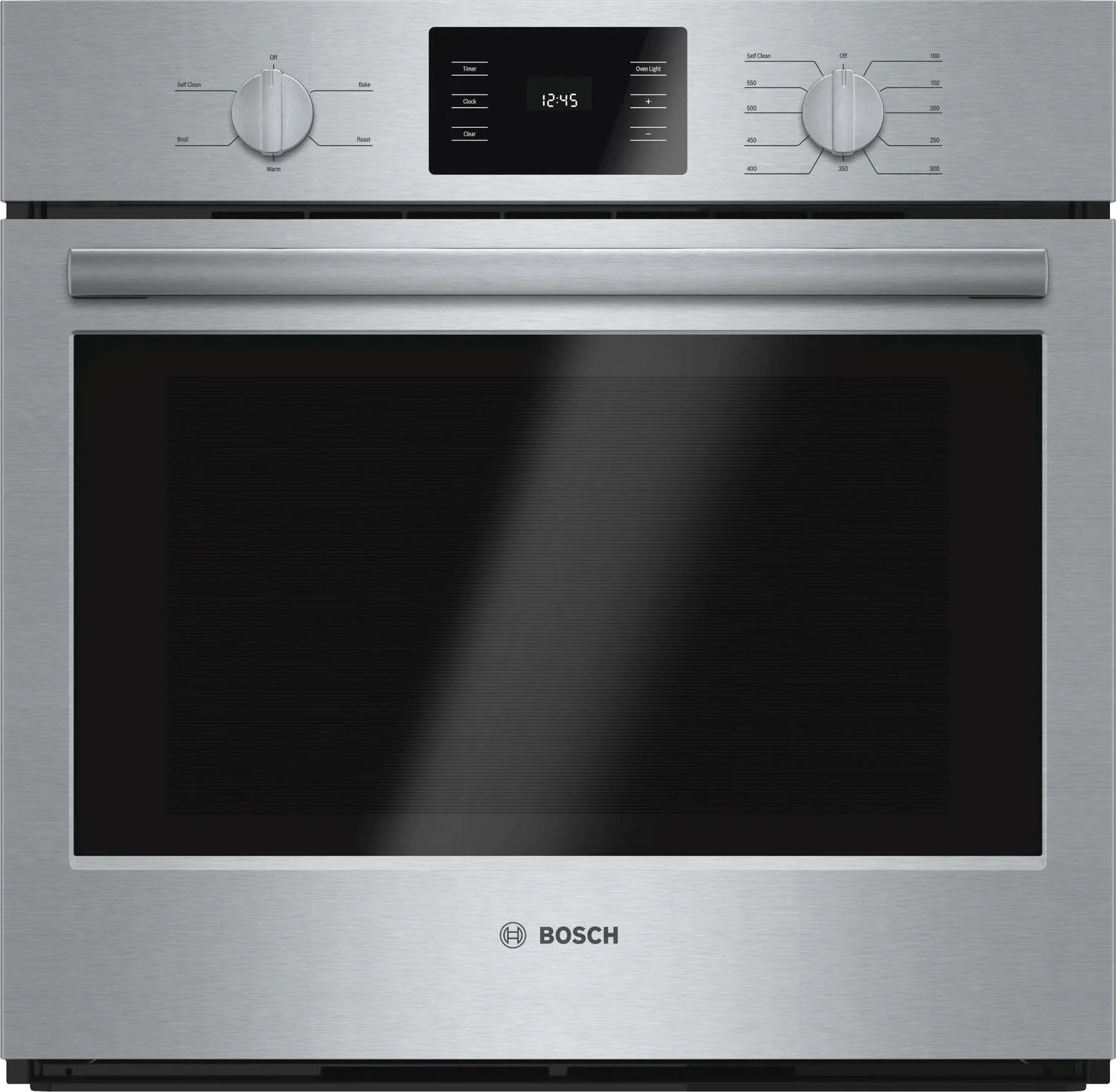 Bosch HBL5351UC 500 Series, 30", Single Wall Oven, Ss, Thermal, Knob ...