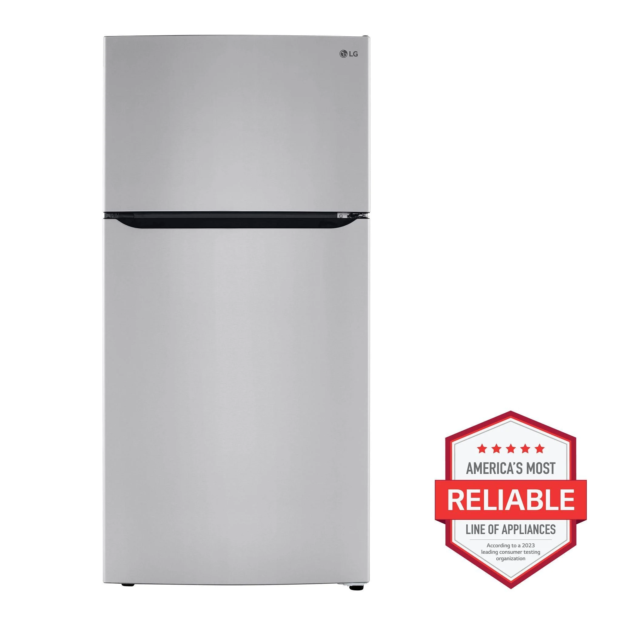 LG LRTLS2403S LG Appliances 24 Cu. Ft. Top Freezer Refrigerator ...