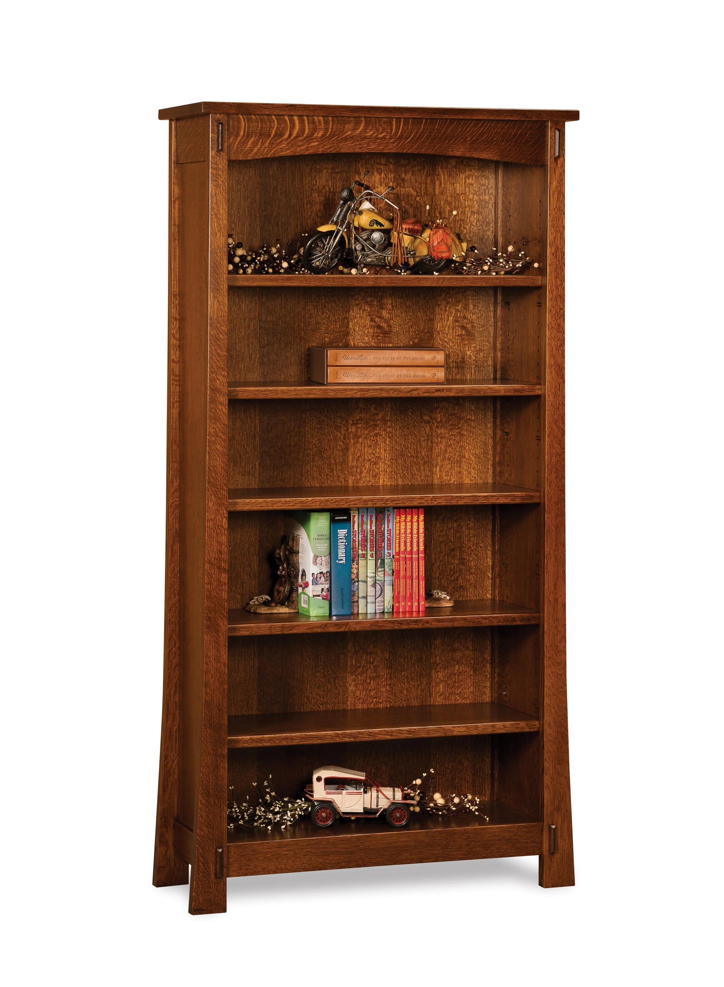 Forks Valley Woodworking Modesto FVB-011-MD-6FT Modesto 5 Shelf ...