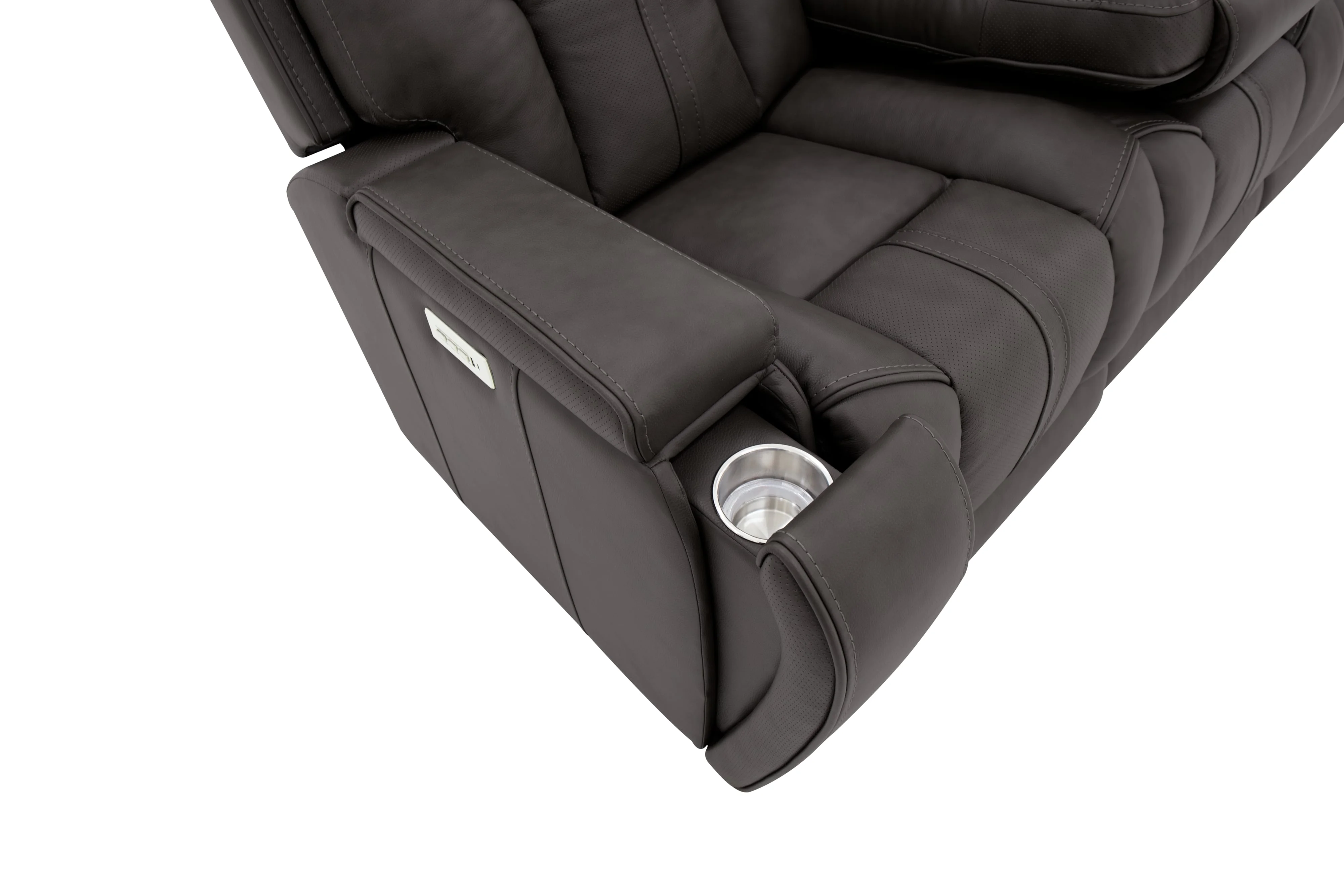 Moto Motion Alpha DC314 Triple Power Reclining Sofa with Home Theater ...