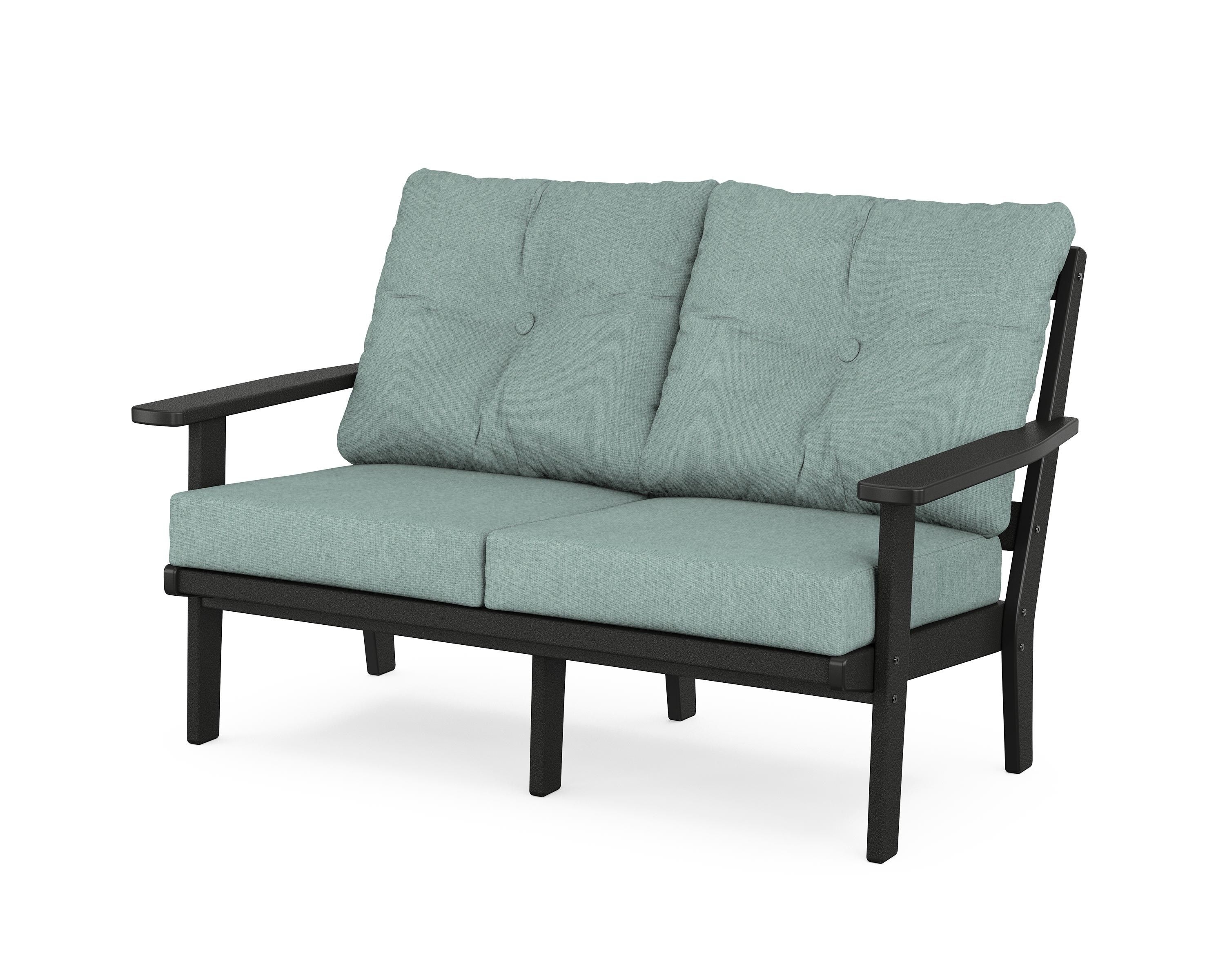 POLYWOOD Oxford 4452-BL161130 Oxford Deep Seating Loveseat | Rooms and ...