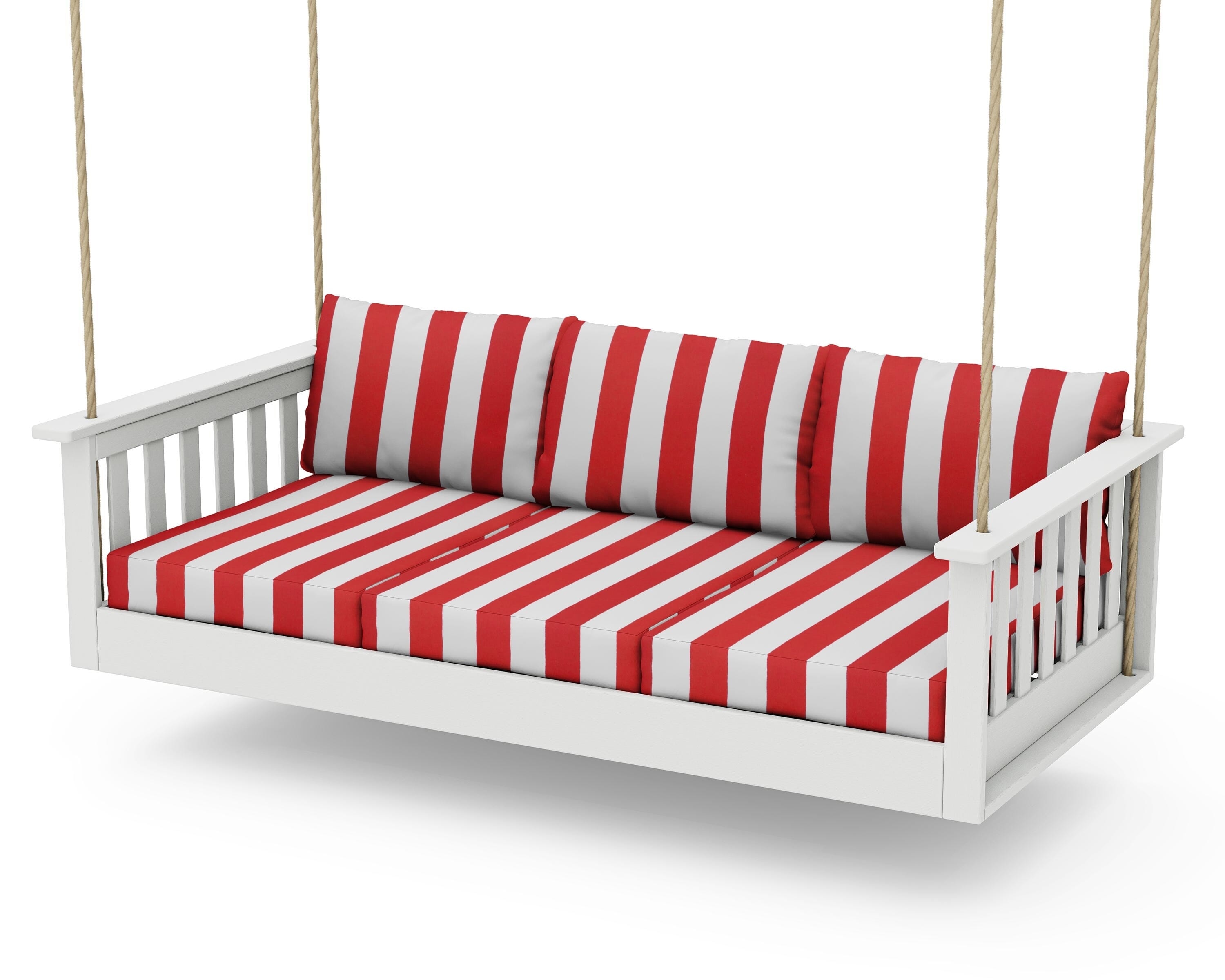 POLYWOOD Vineyard GNSB3775VWH-165226 Vineyard Daybed Swing | Rooms and ...