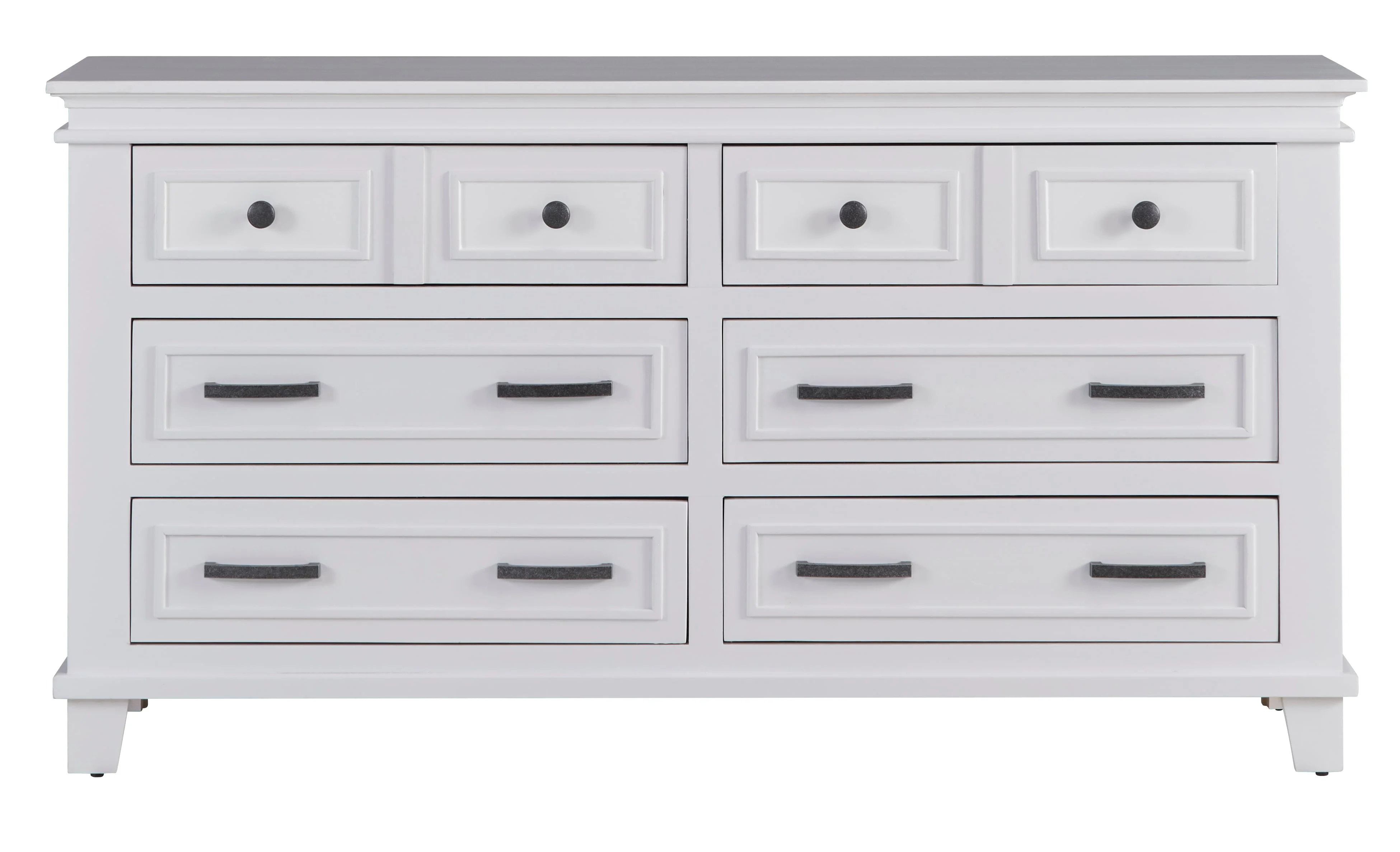 Progressive Furniture Pavilion B706-21 Transitional 6 Drawer Dresser ...