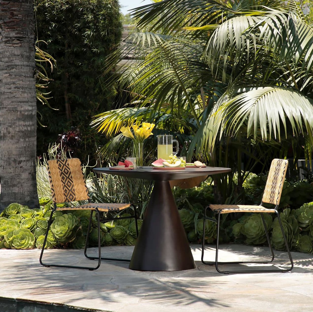 Dovetail Furniture Florina DOV26049-LAVA Outdoor Dining Table | C. S ...