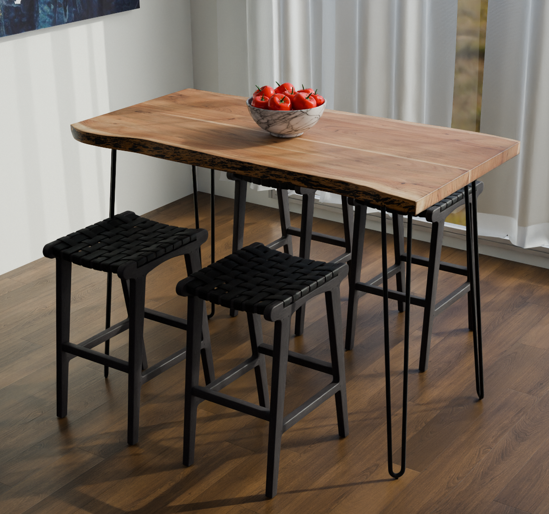 Dovetail Furniture Dale DOV25028CSBK Counter Stool | C. S. Wo & Sons ...