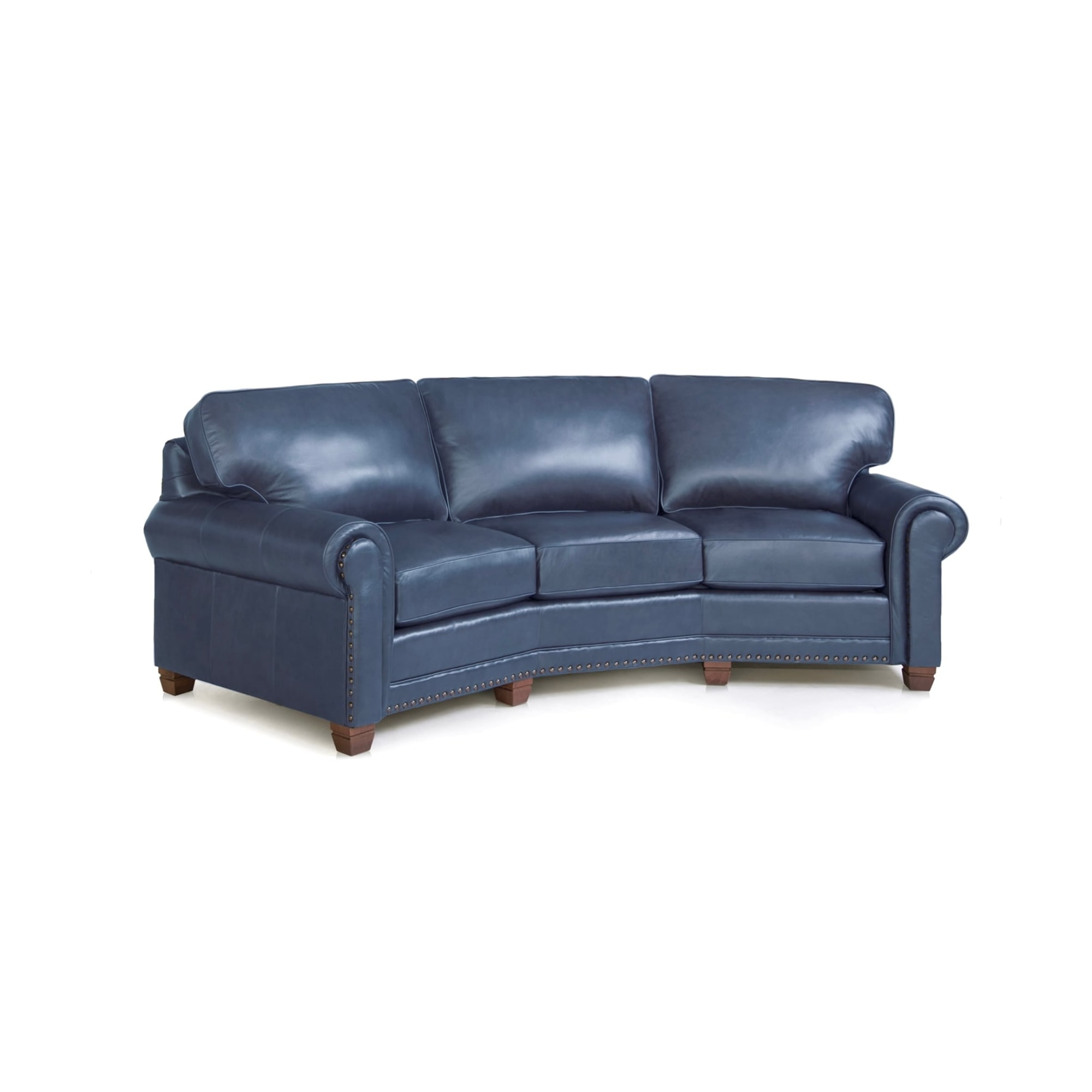 Smith Brothers 393 1352168 Traditional Conversation Sofa with Nailhead ...