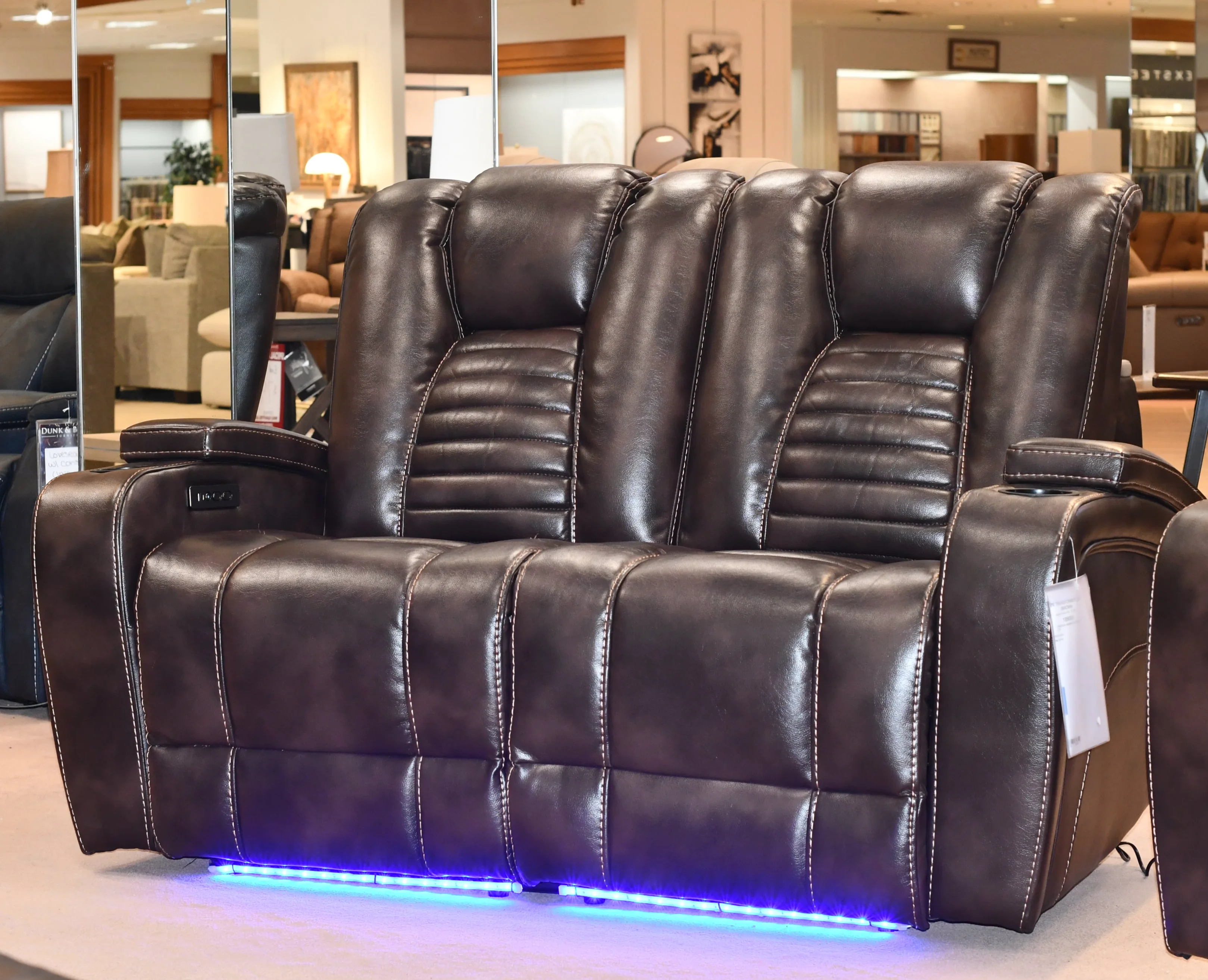 Cheers Transformer 1359303 Dual Power Reclining Loveseat | Dunk ...