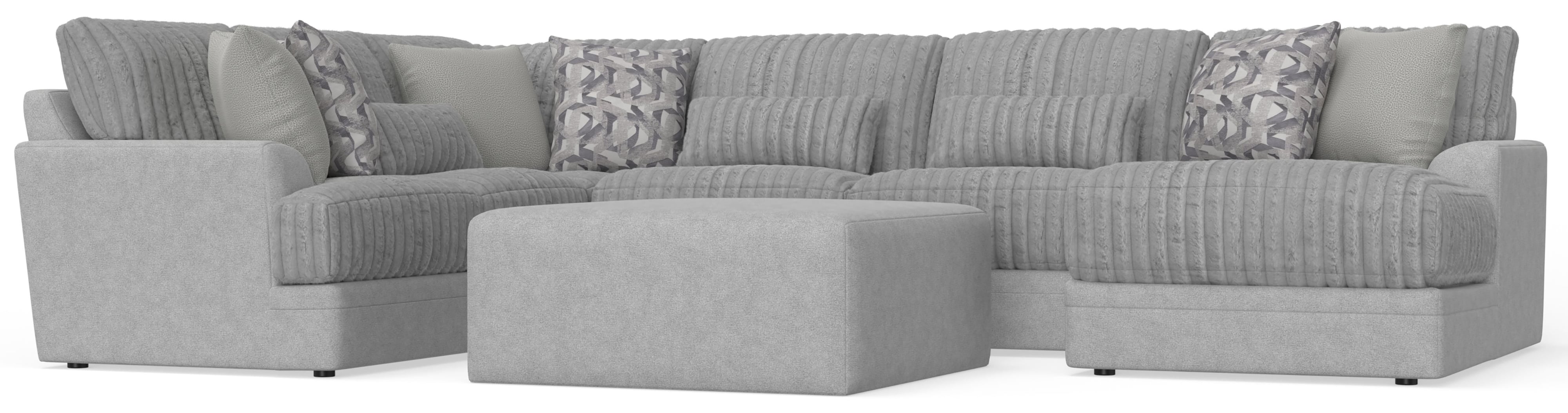 Jackson Furniture Titan 391TITAN Casual Sectional Sofa with Throw ...