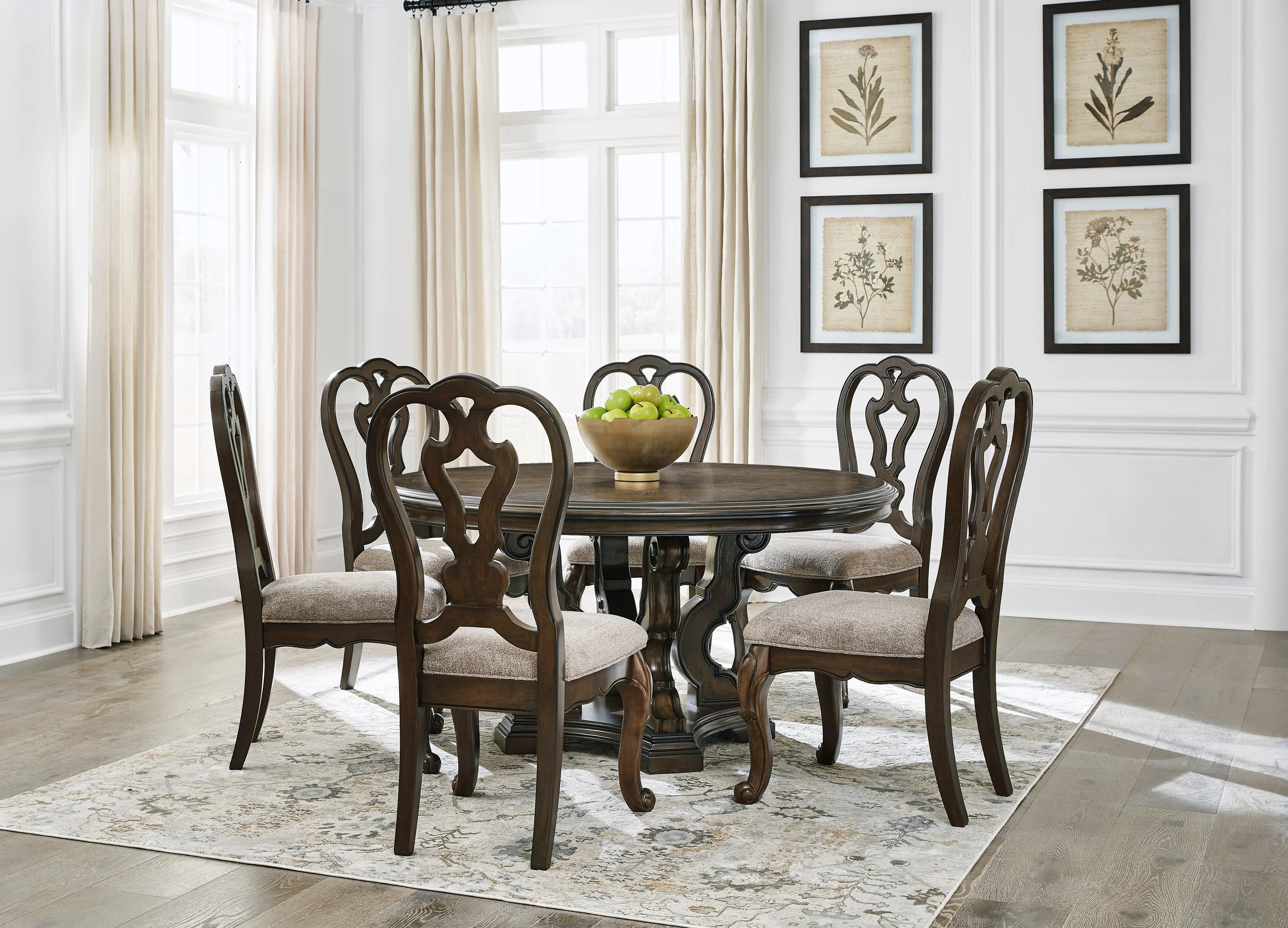 Maylee D947D7- Round Dining Table | American Furniture Galleries ...
