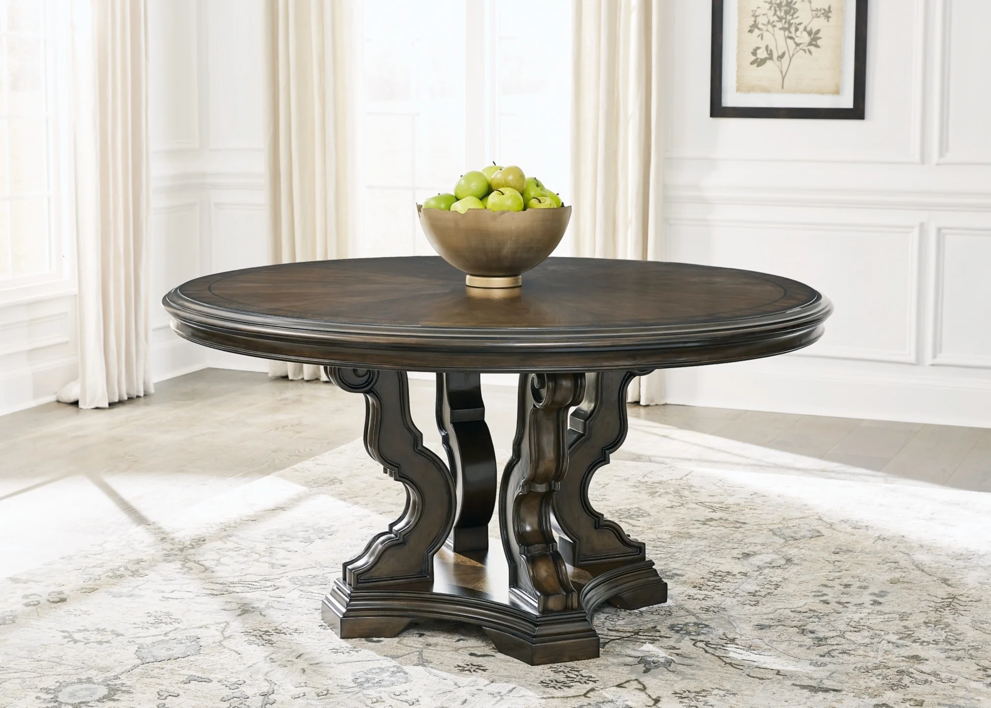 Maylee D947D7- Round Dining Table | American Furniture Galleries ...