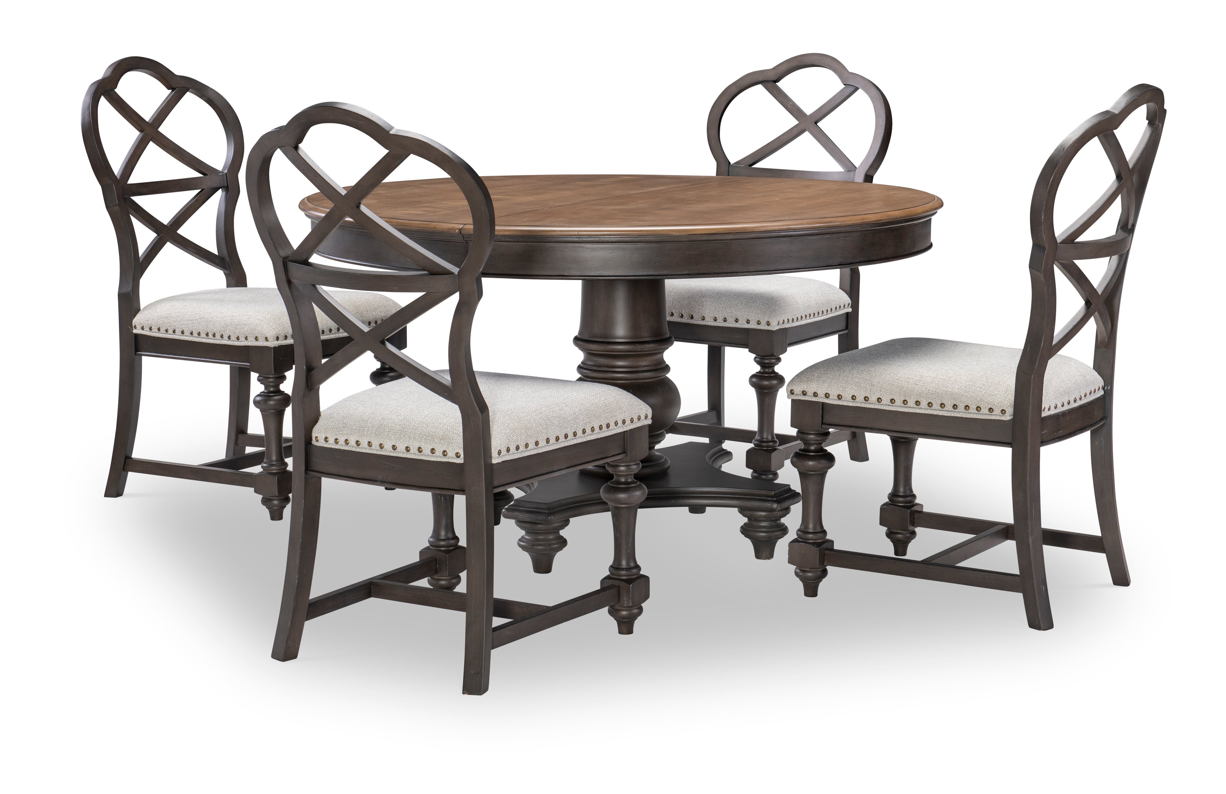 Legacy Classic Kingston 2312-521K Farmhouse Round Pedestal Table | Baer ...