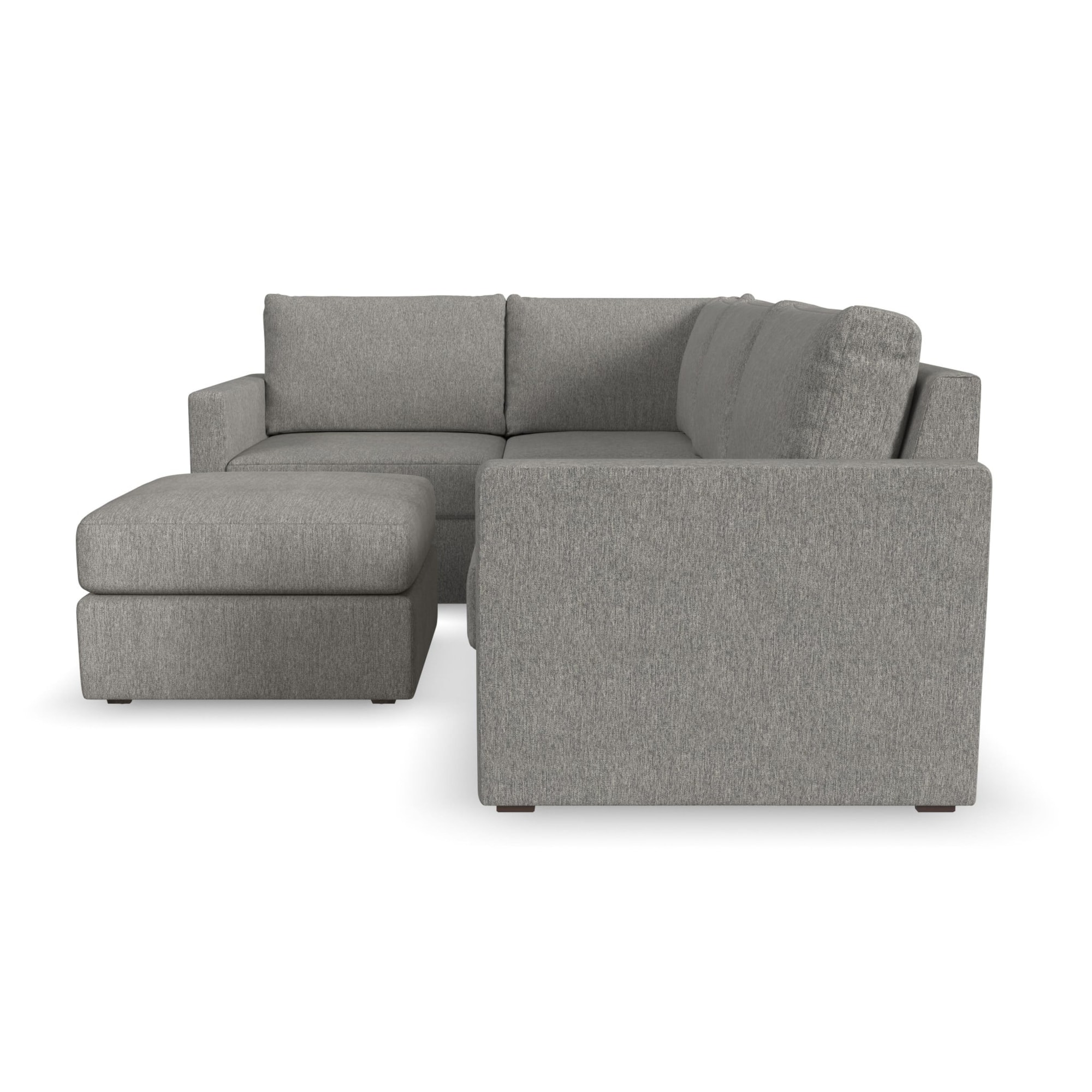 Flexsteel Flex 90224SEC931302 Transitional 4-Seat Sectional Sofa with ...