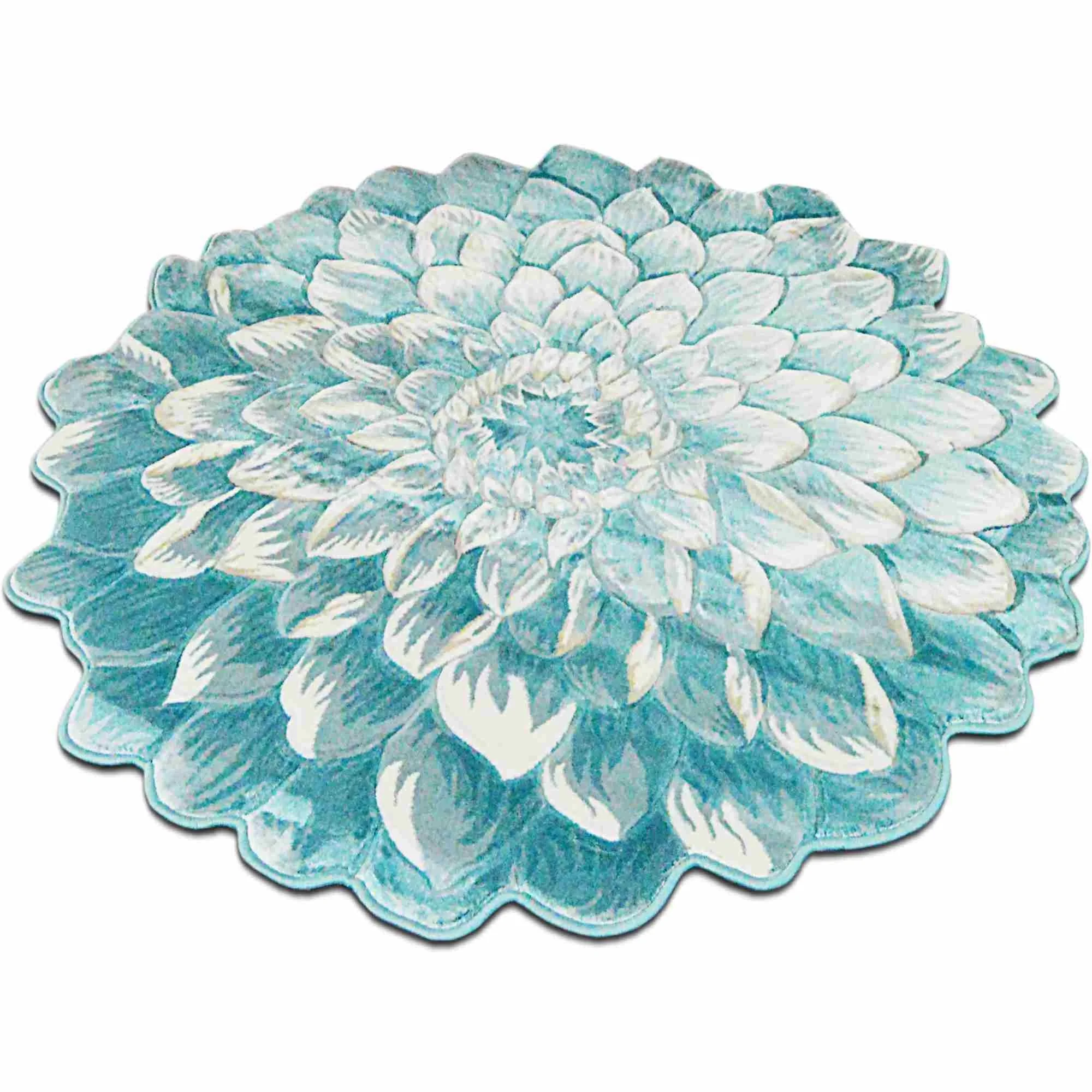 23423 FLOWER 3FT BLUE DAISY | | 7 Day Furniture | Rugs
