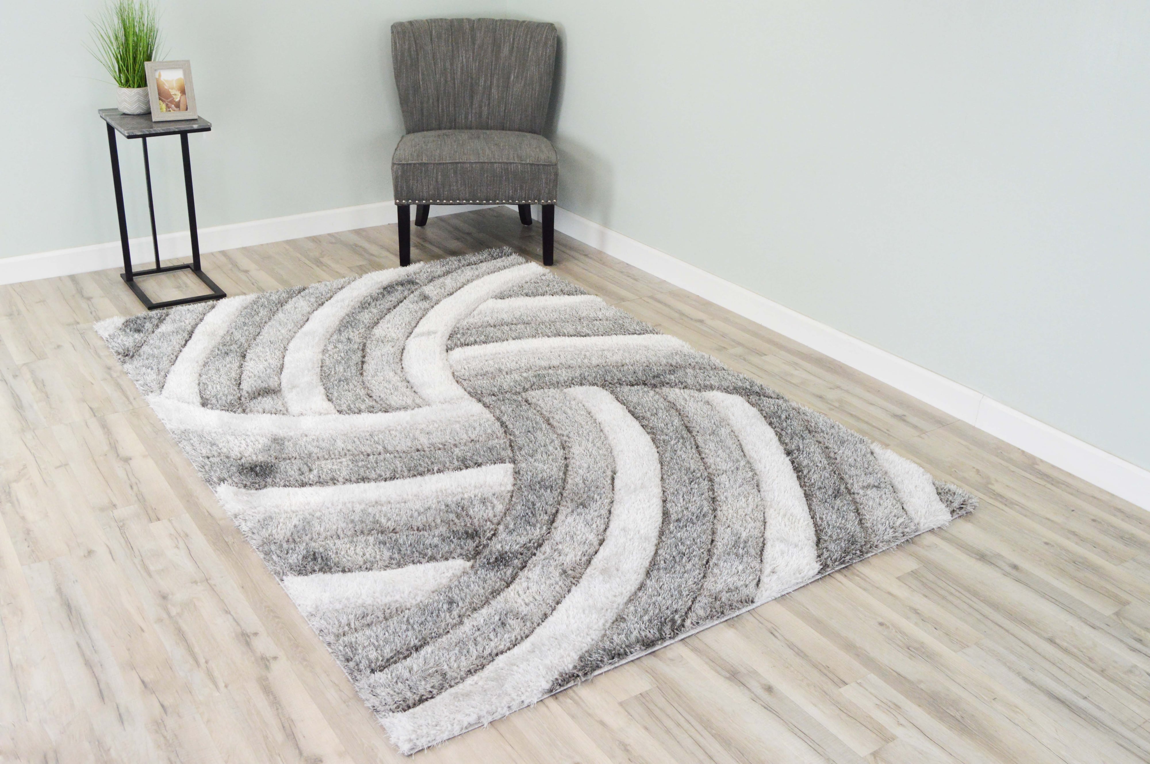 4D Shaggy 2651 5X8 SHAGGY GREY AREA RUG | | 7 Day Furniture | Rugs