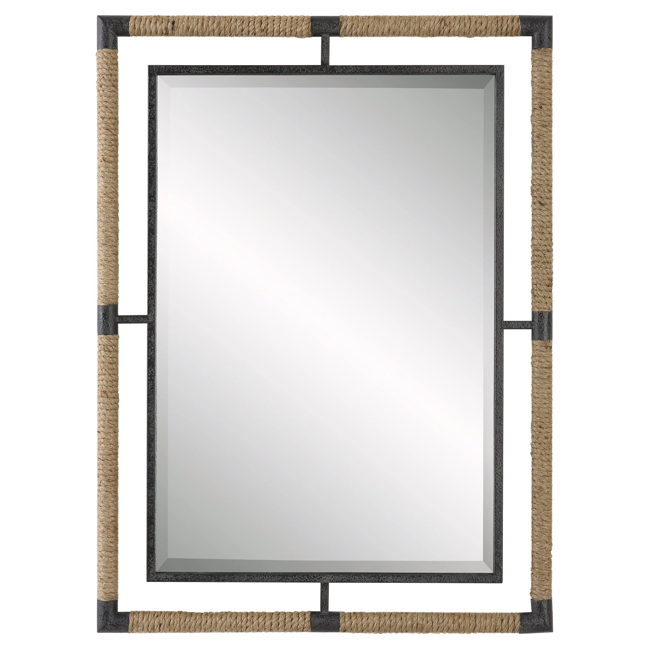 Ultimate Accents Melville 9769 Melville Iron & Rope Mirror | Reeds ...