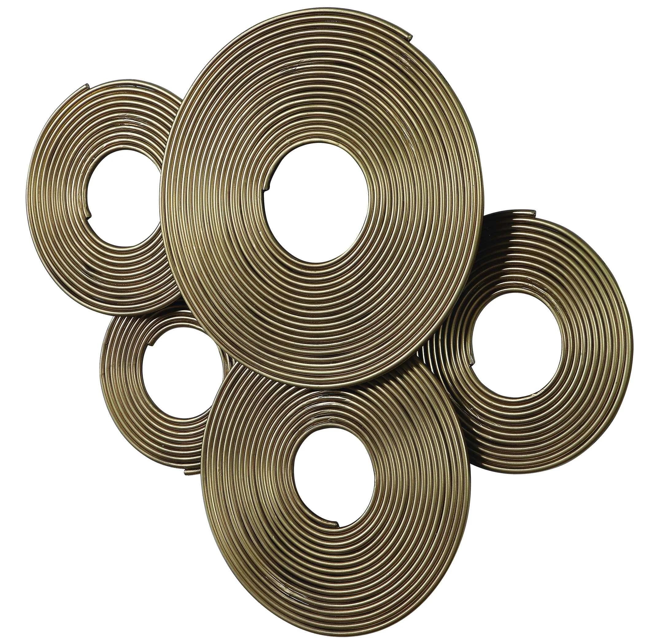 Uttermost Ahmet 4201 Ahmet Gold Rings Wall Decor | Wayside Furniture ...