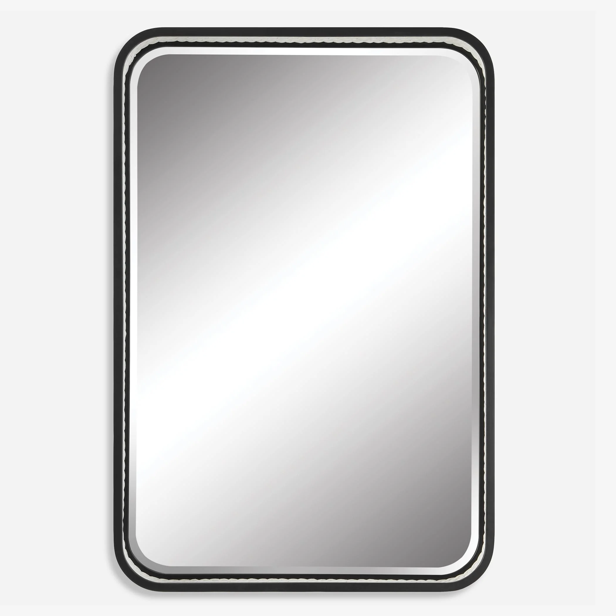 Uttermost Santa 09886 Santa Cruz Inner White Rope Mirror | Mueller ...