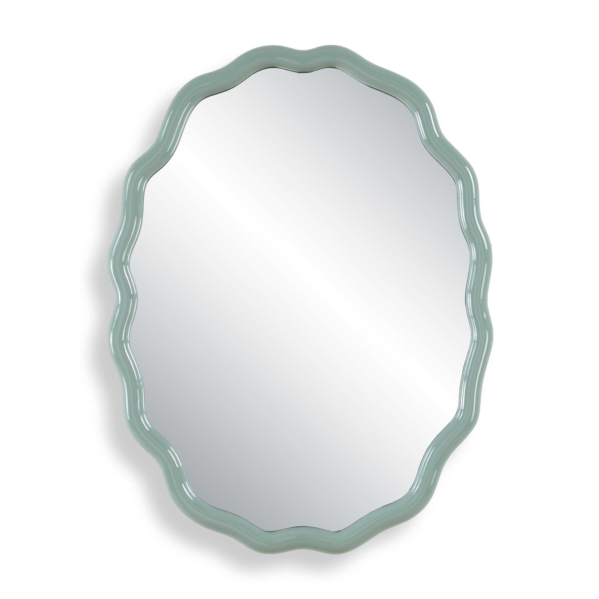 Uttermost Isly 8328 Isly Robin's Egg Blue Oval Mirror | Thornton ...