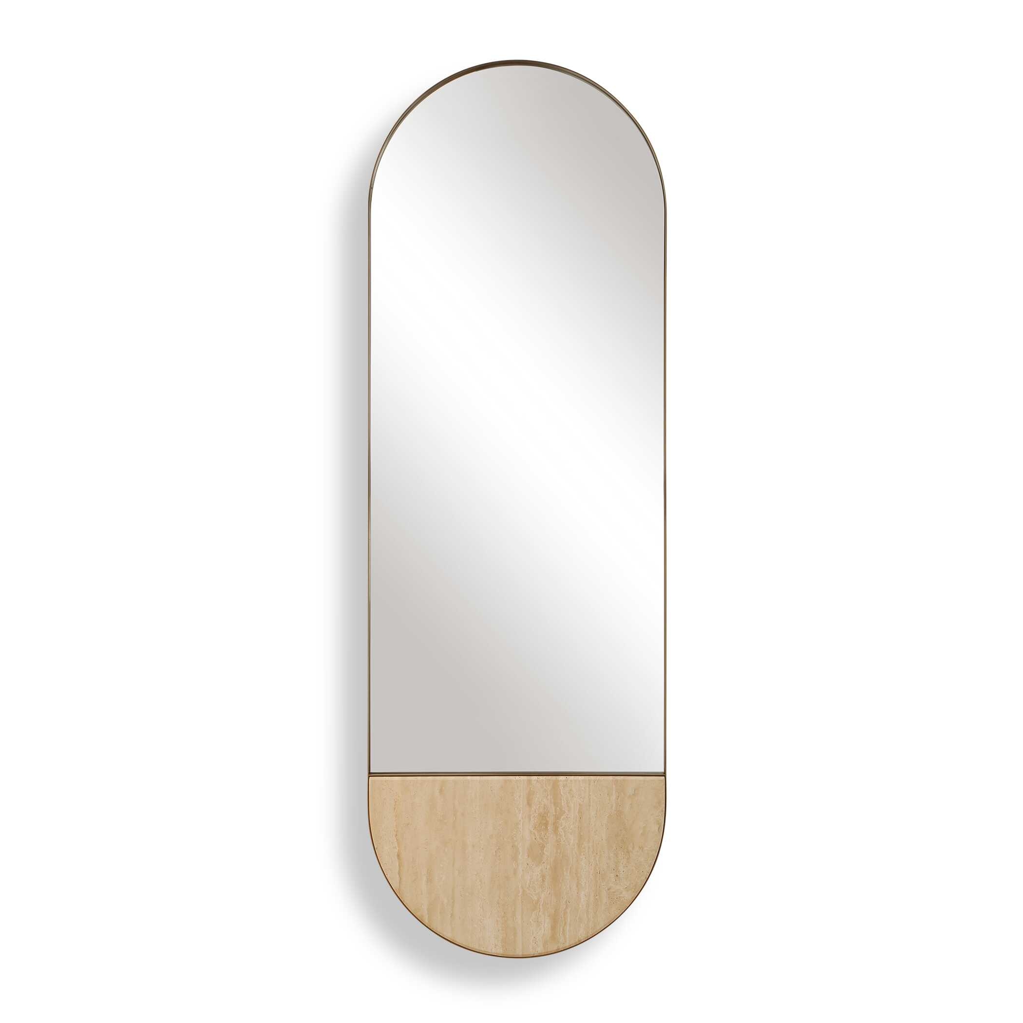 Uttermost Russo 8293 Russo Travertine Tall Oval Mirror | Thornton ...
