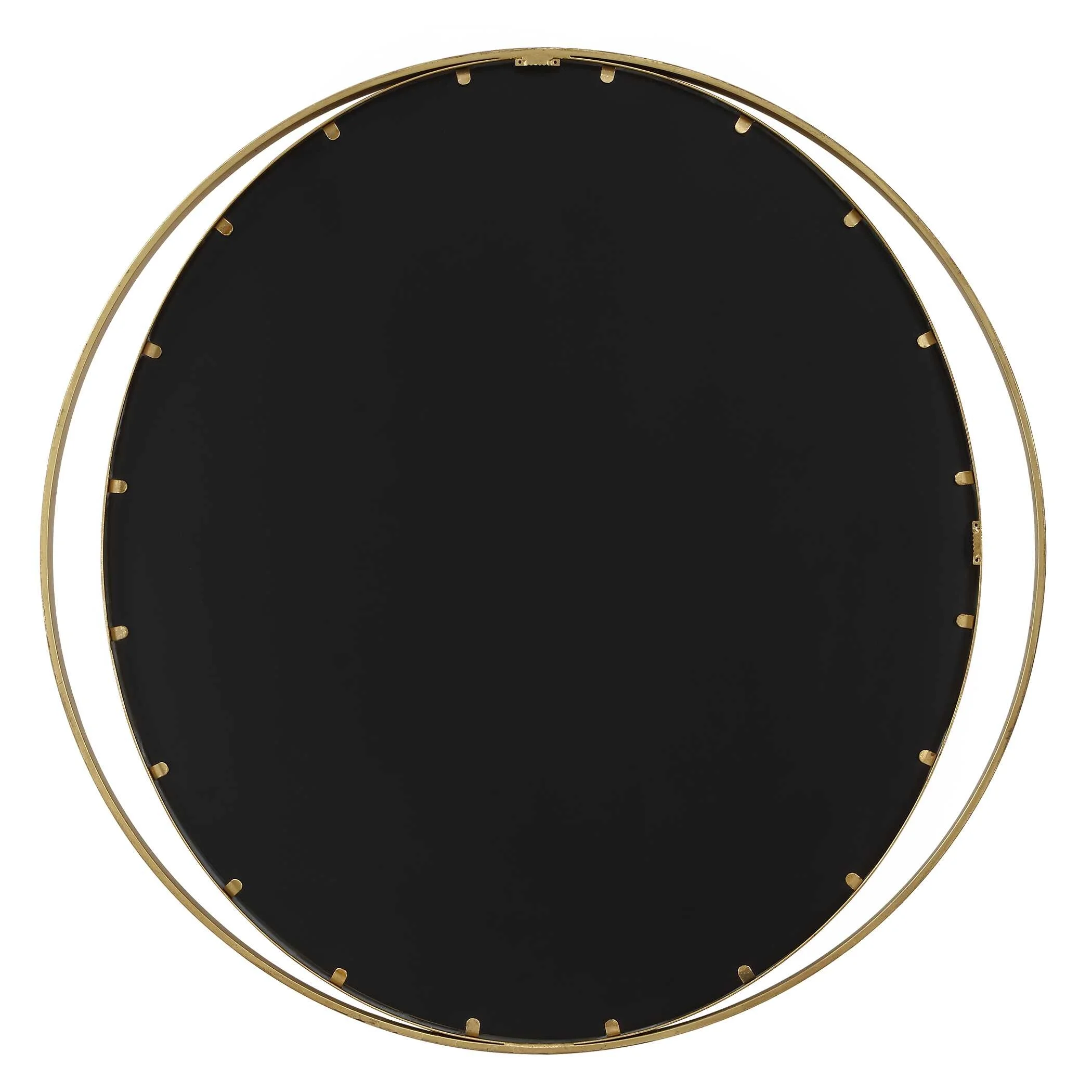 Uttermost Rhodes 9991 Rhodes Gold Round Mirror | Stuckey Furniture ...