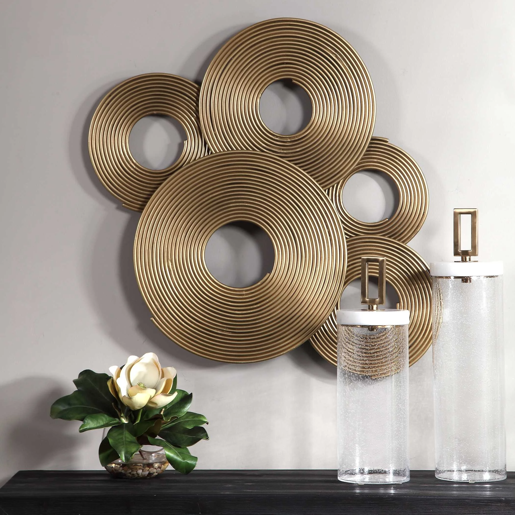 Uttermost Ahmet 4201 Ahmet Gold Rings Wall Decor | Wayside Furniture ...