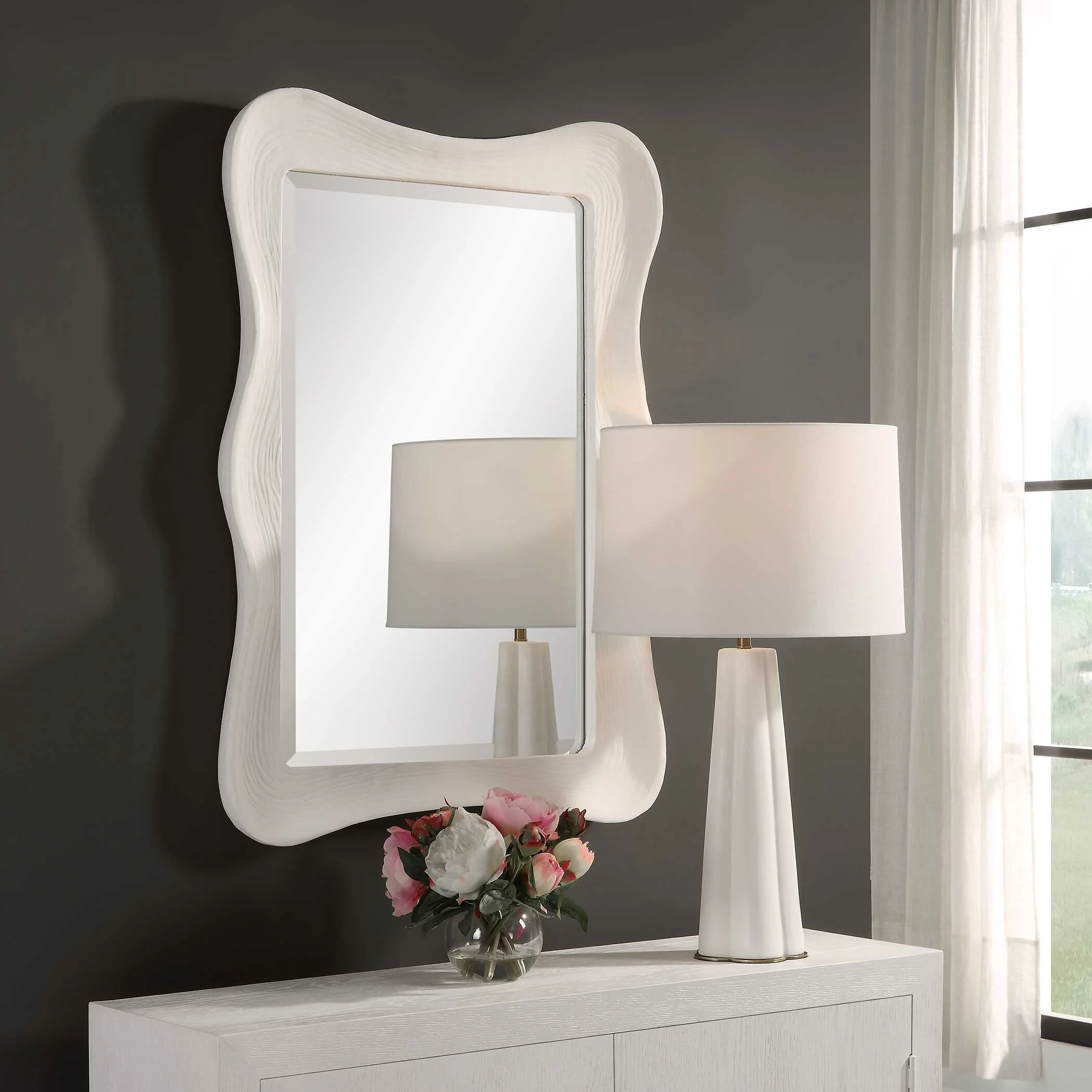 Uttermost Whitehaven 9954 Whitehaven Wavy Rectangle Mirror | Birmingham ...